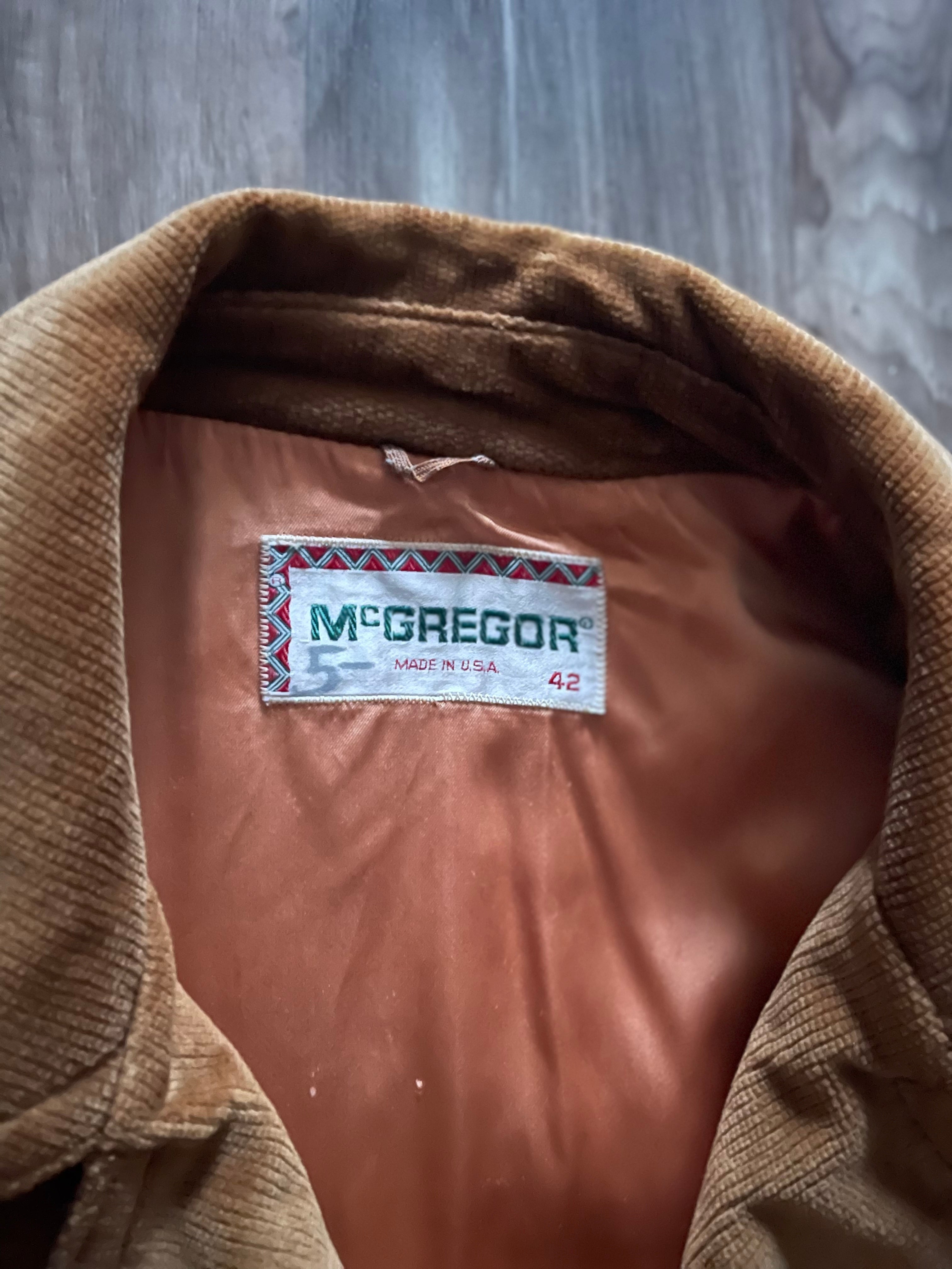 Vintage 60s/70s Camel Tan Corduroy Western Blazer Jacket by McGregor ...