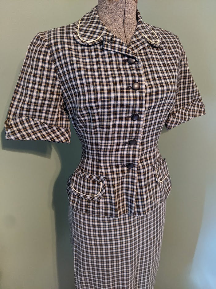 Vintage 40’s/50’s Plaid Summer Suit by Handmacher | Shop THRILLING