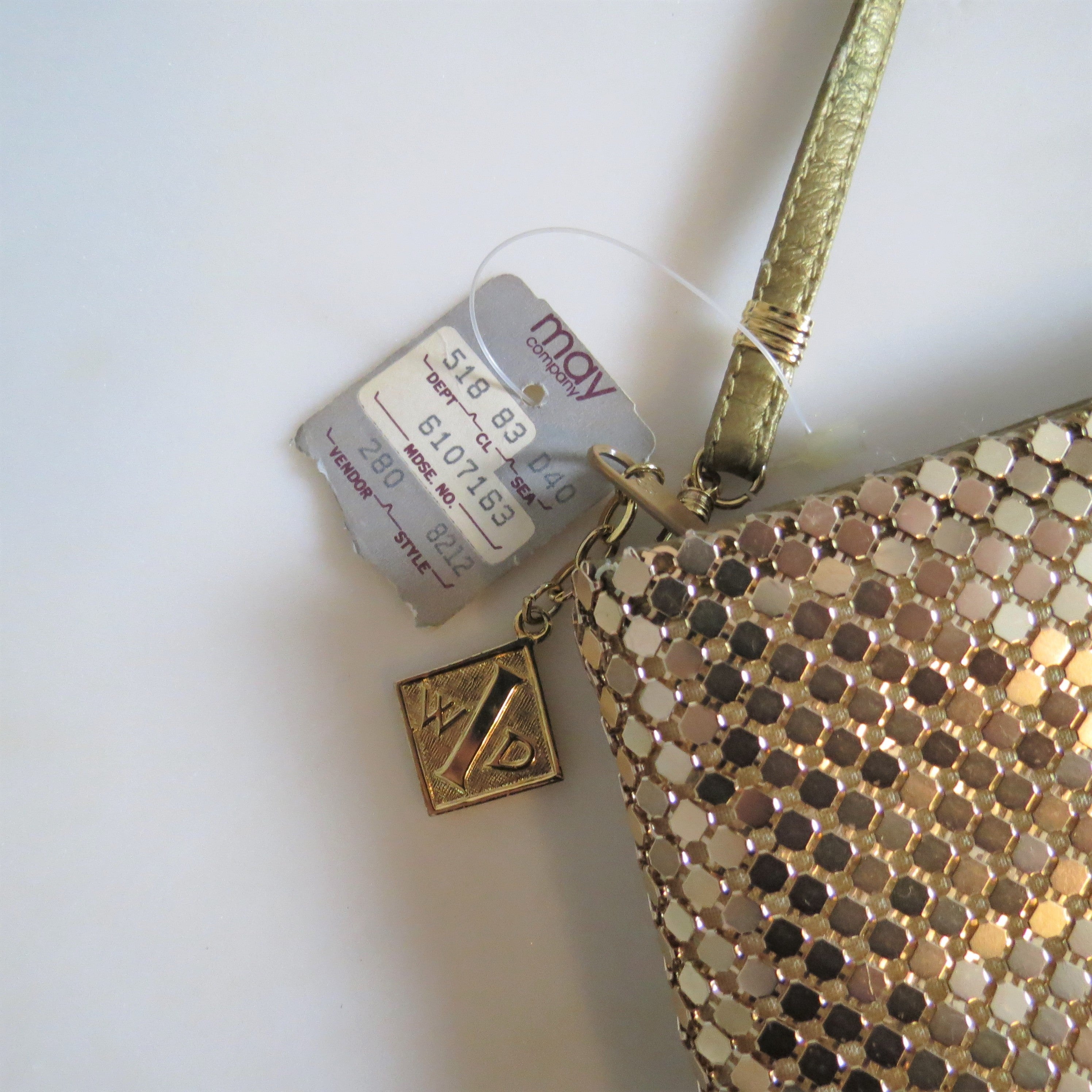 Vintage 70s Whiting And Davis Metal Mesh Crossbody Bag Nwt By Whiting ...