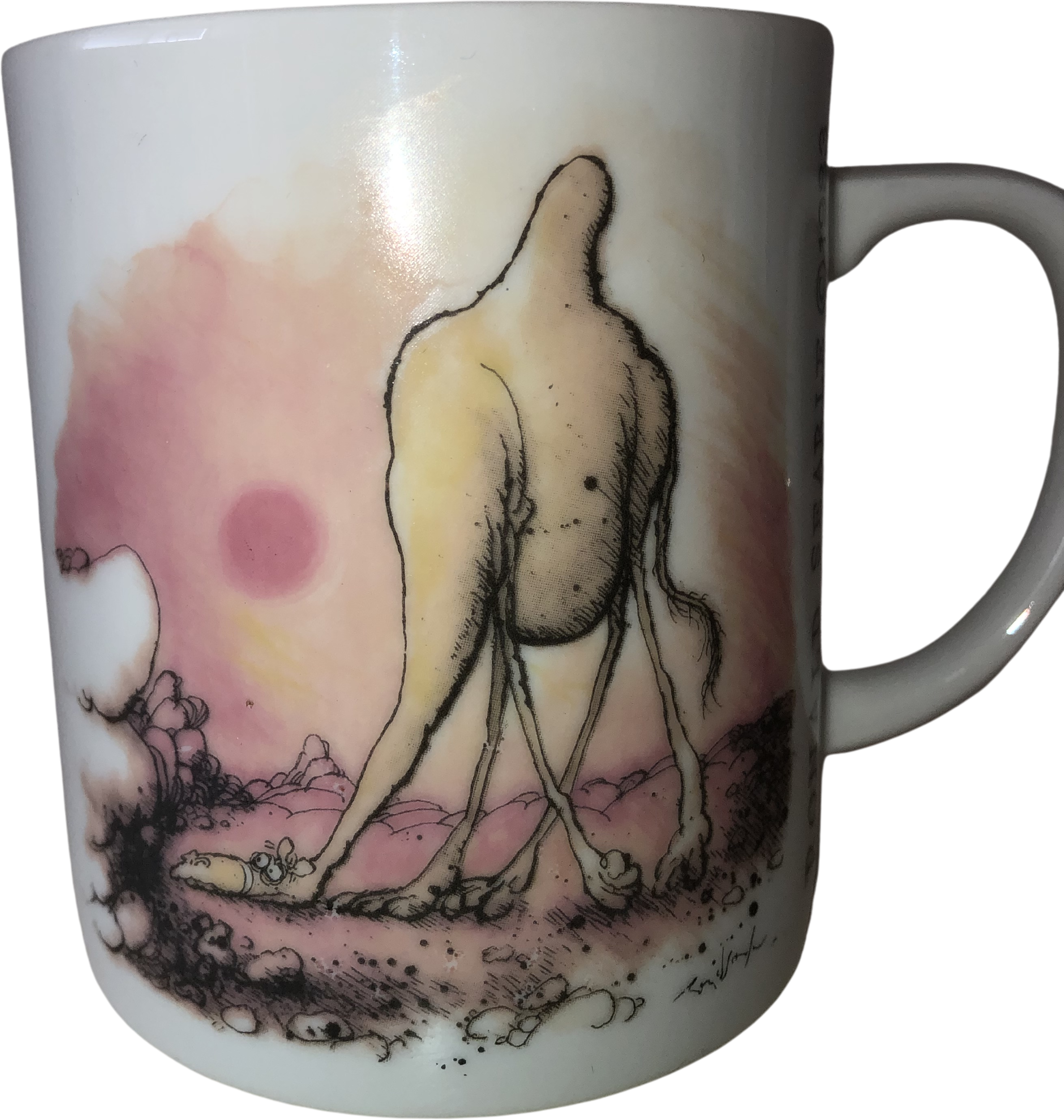 Vintage 80s The Situation Is Hopeless Obtuse Camel Coffee Cup By Ronald ...