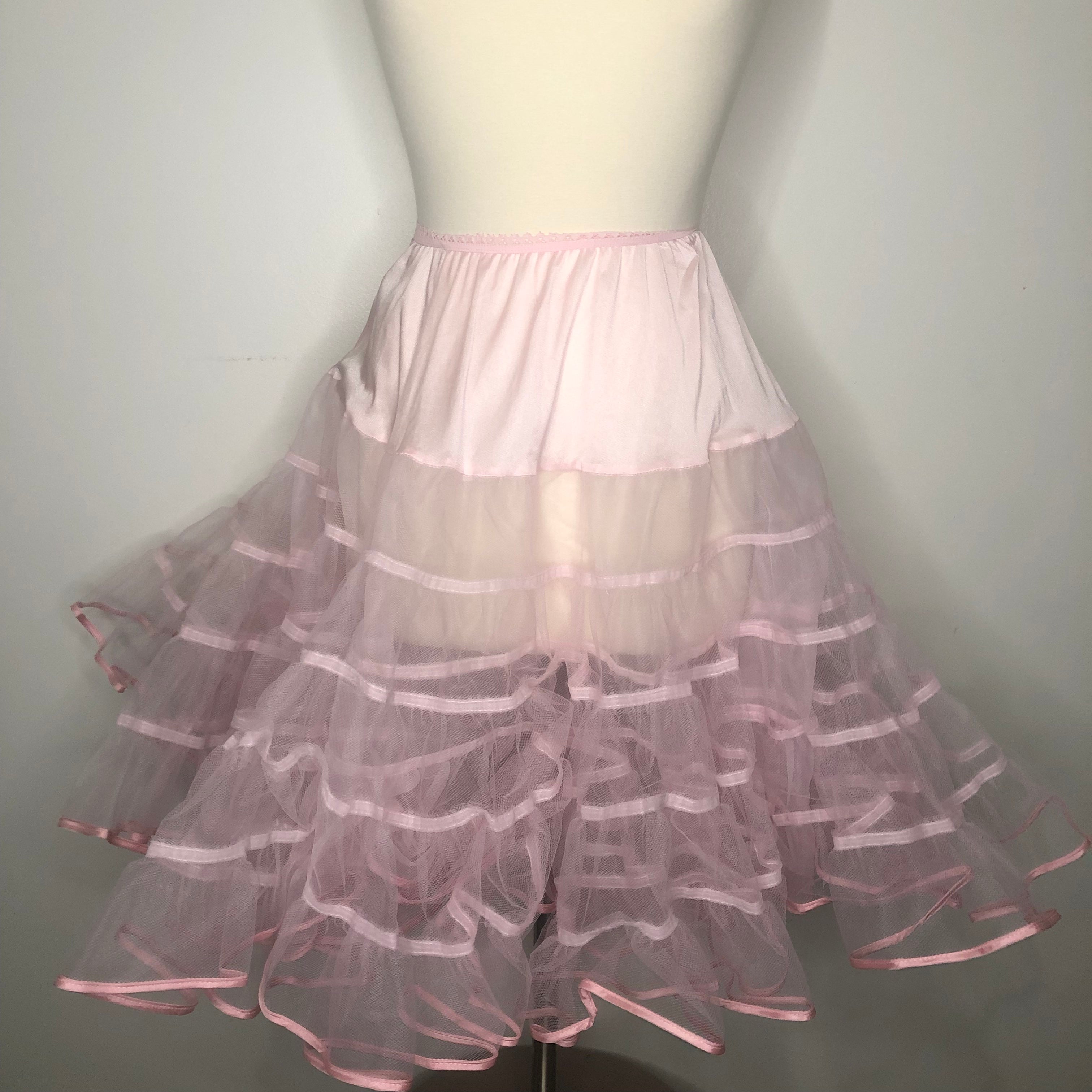 Vintage 70s/80s Tulle Petticoat Crinoline Skirt By Malco Modes | Shop ...