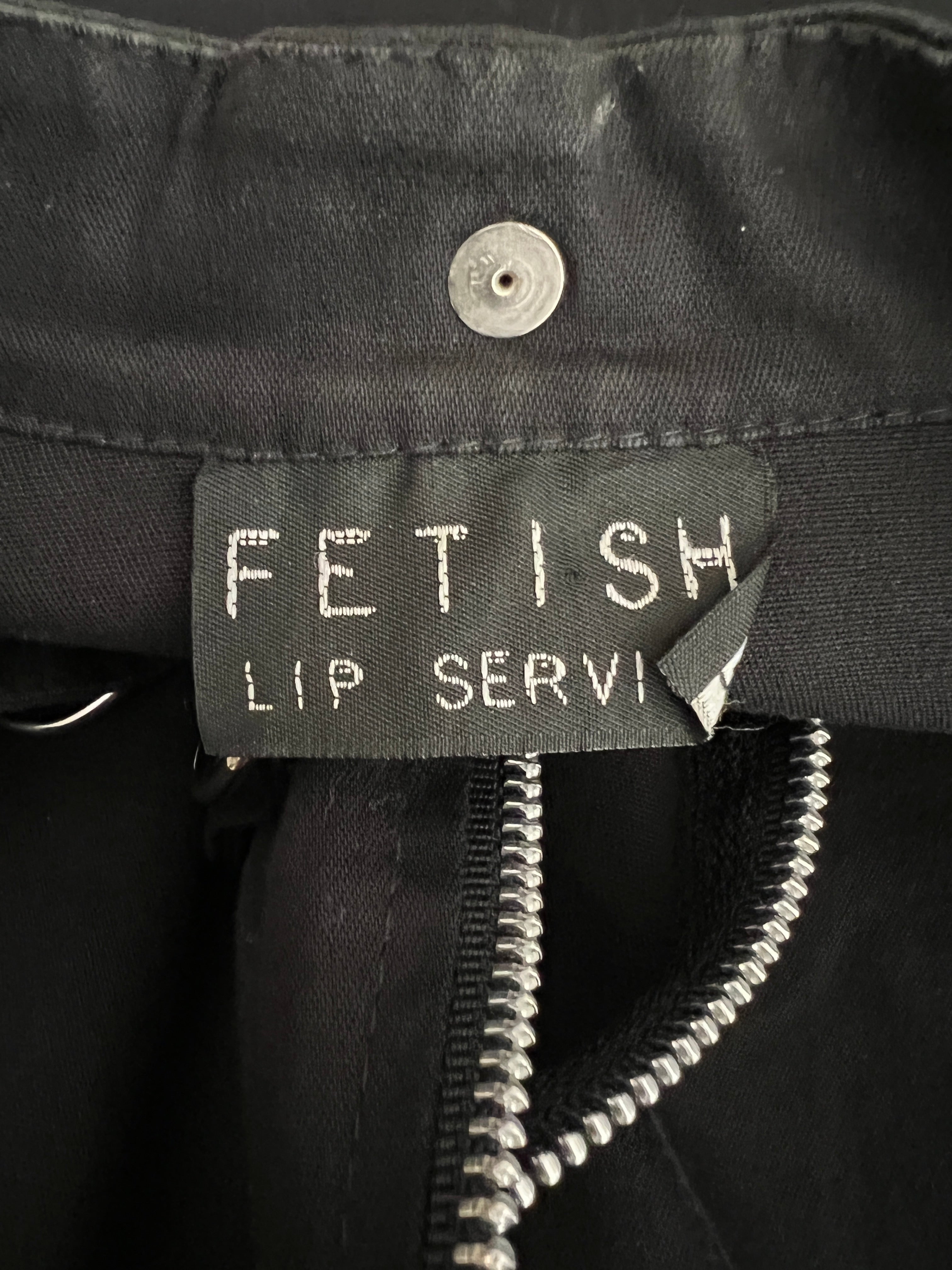 Vintage 00s Multi Lock Black Zip Up Straight Jacket By Lip Service ...