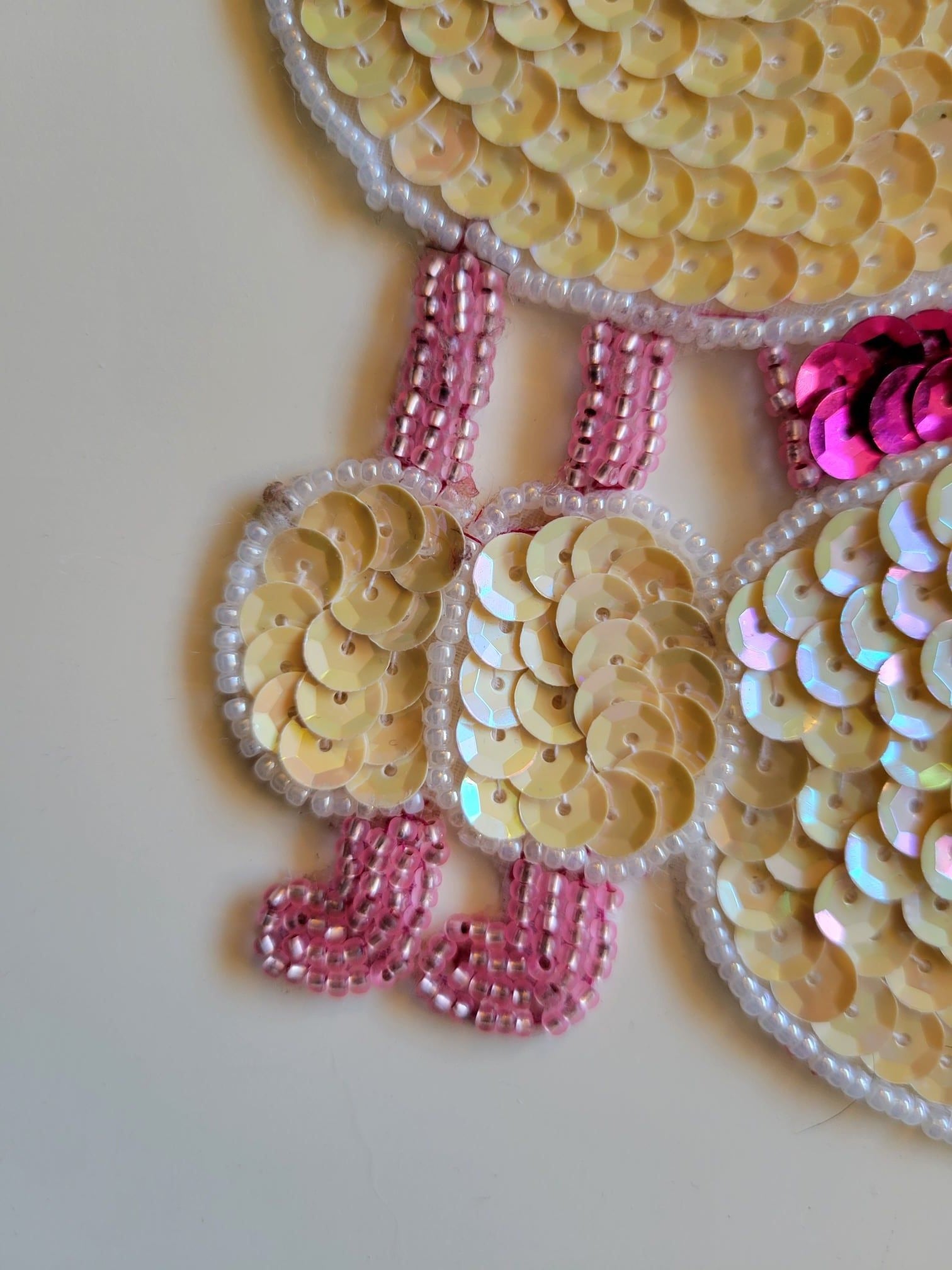 Vintage 80s/90s Sequin And Beaded Poodle Appliqué | Shop THRILLING