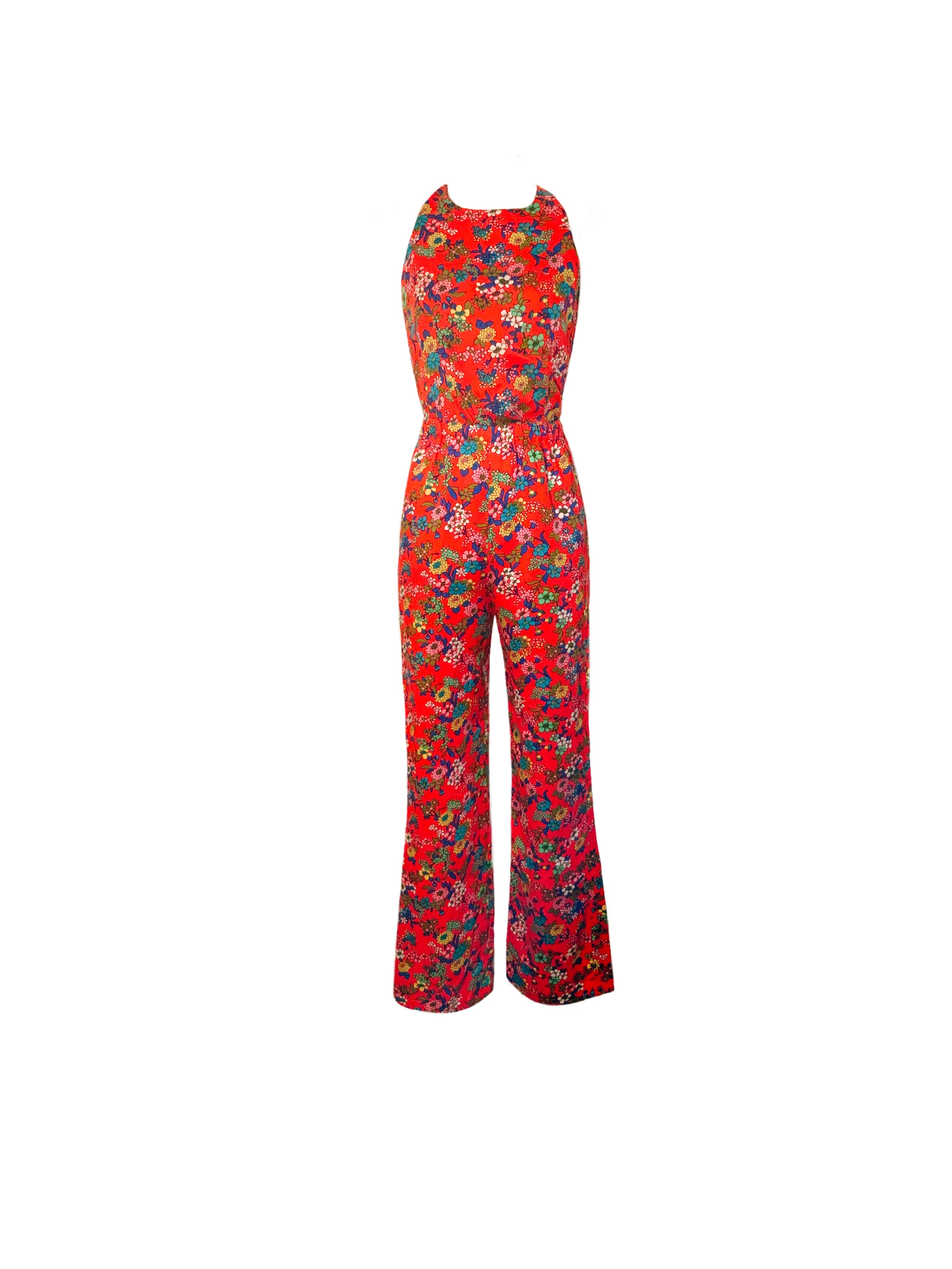 Vintage 70s Floral Flair Pant Set | Shop THRILLING