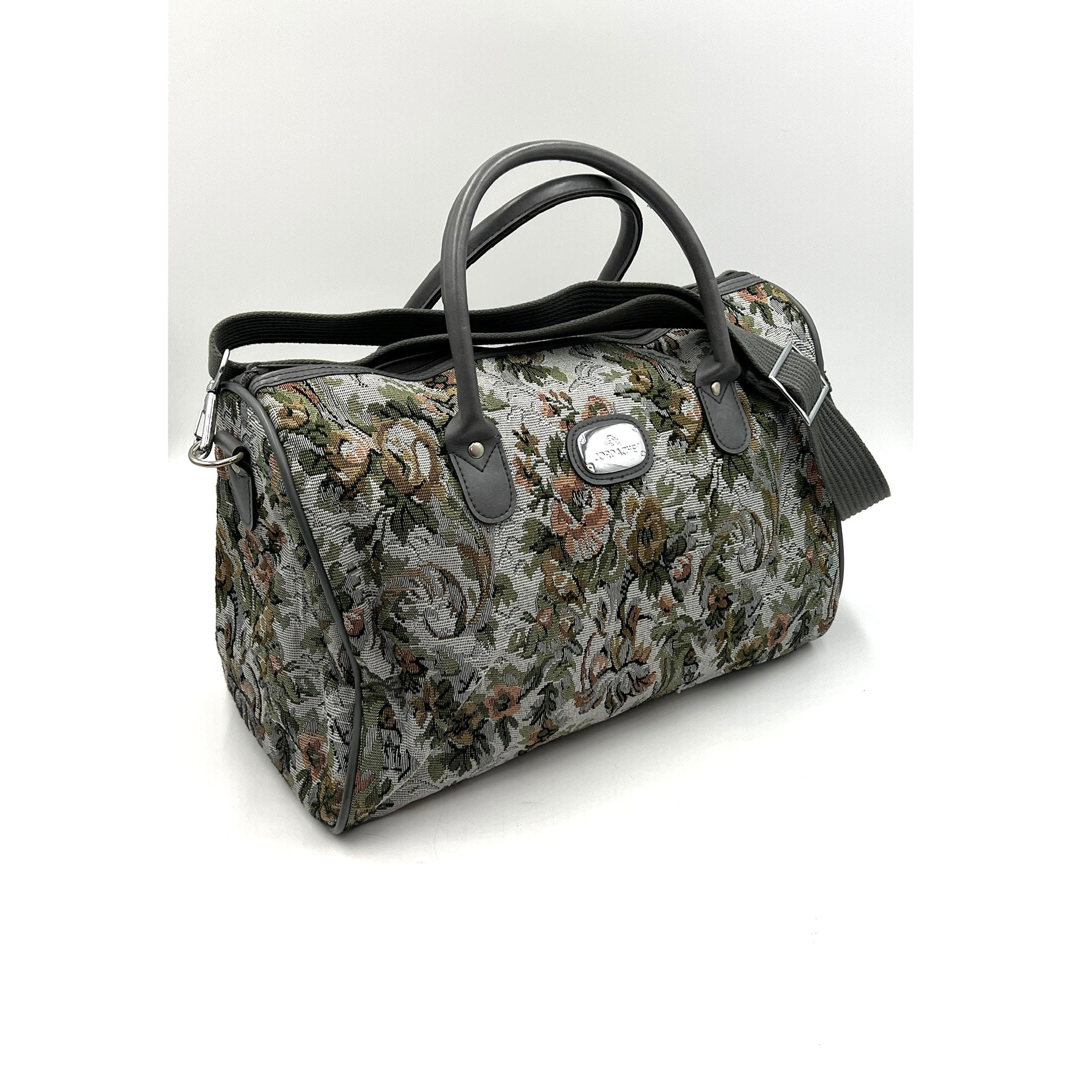 Vintage 80s/90s Tapestry Weekender Bag Overnighter Travel By Jordache ...