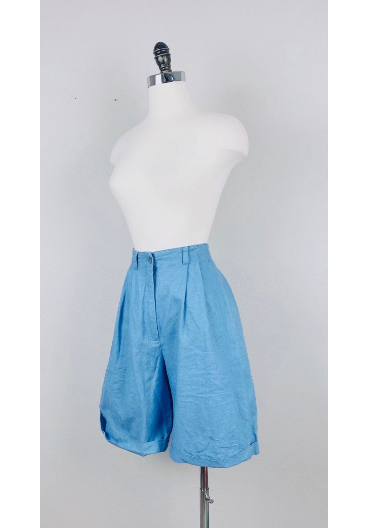 80s Vintage Blue High Waisted Shorts by Roo Crossing | Shop THRILLING