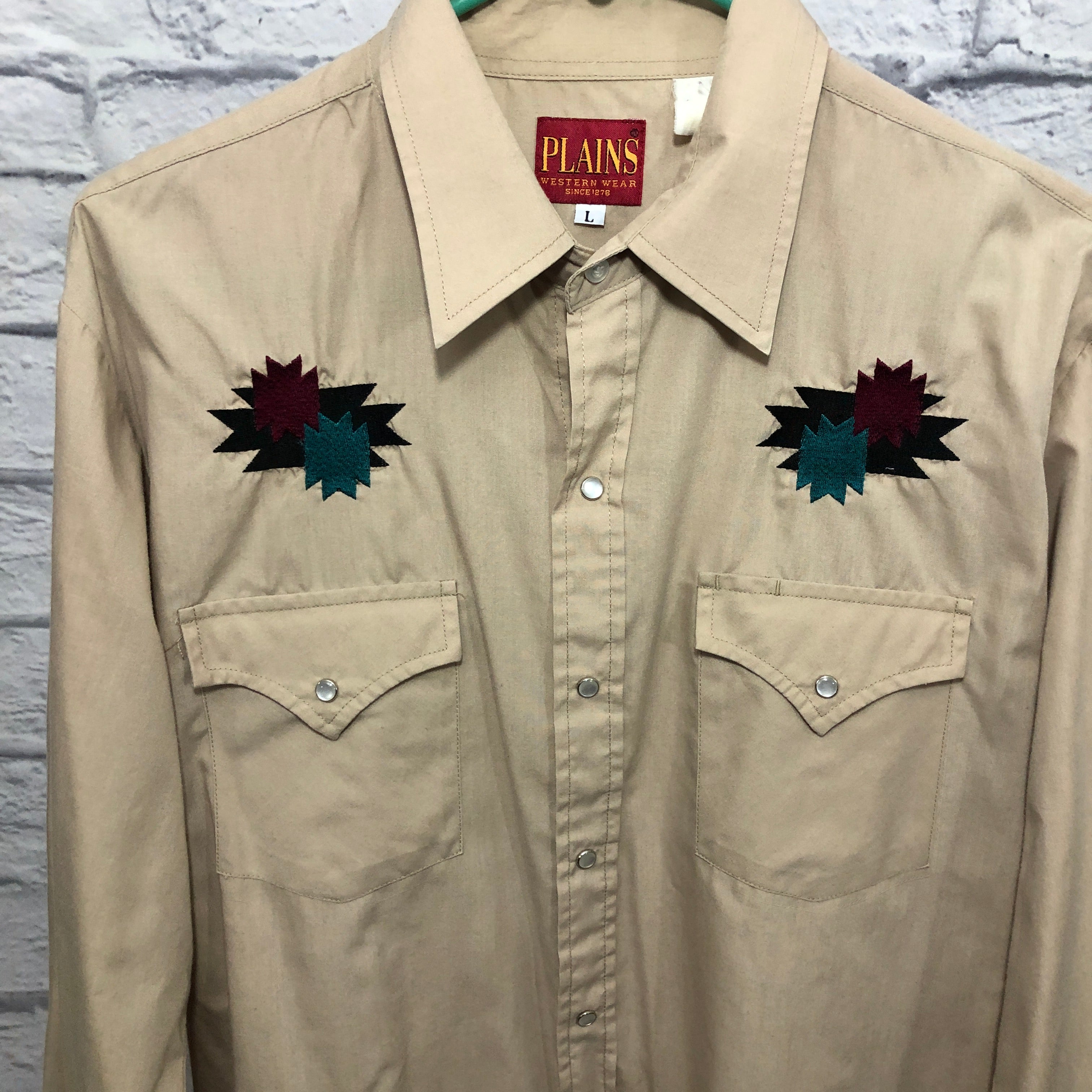 Vintage 80s/90s Pearl Snaps Rodeo Cowboy Shirt By Plains Westernwear ...