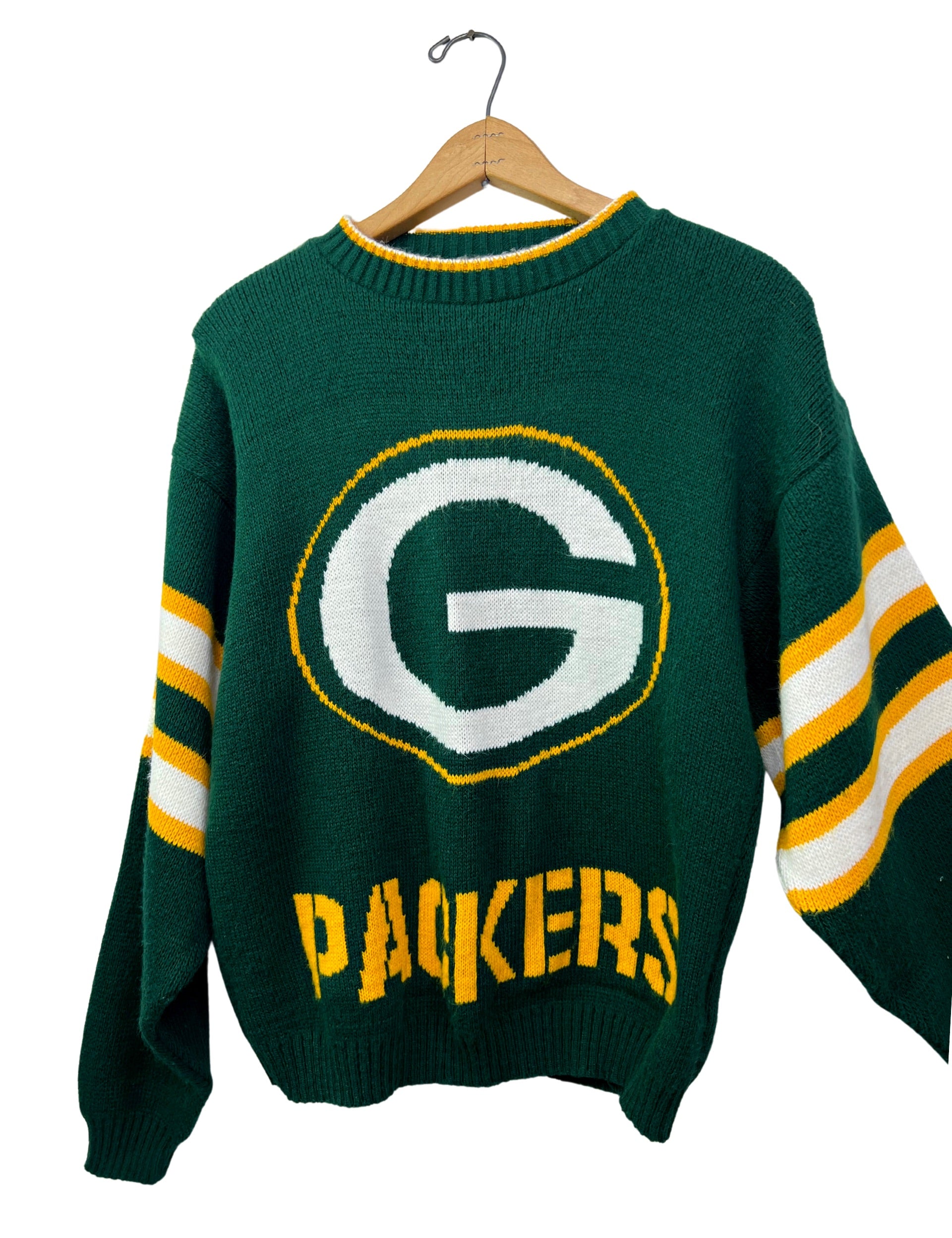 Vintage 80s/90s 90s Green Bay Packers Knit Sweater | Shop THRILLING