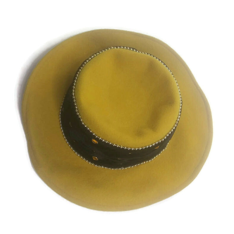 Vintage 60s Wool Embellished Fedora Hat By Deborah New York | Shop ...