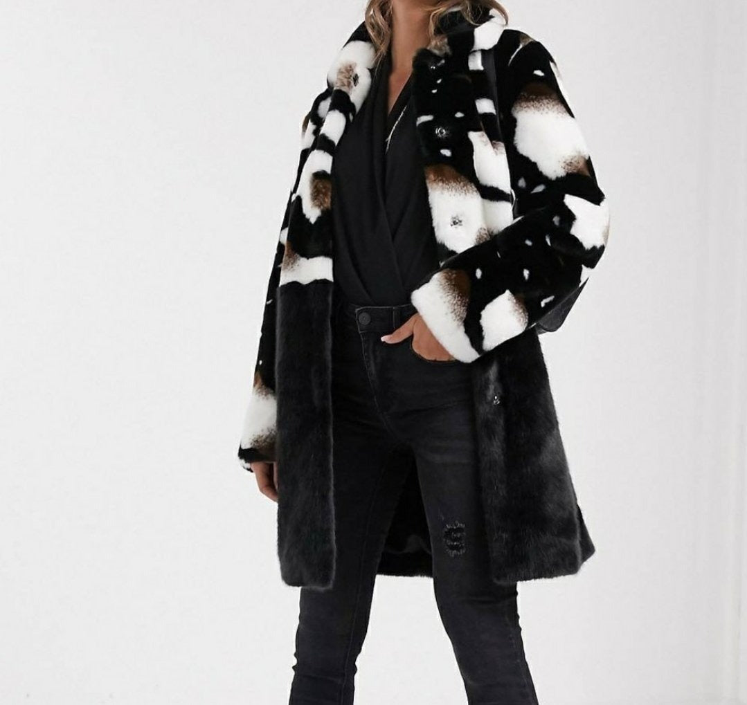 Vintage Cow Fever Faux Fur Coat | Shop THRILLING