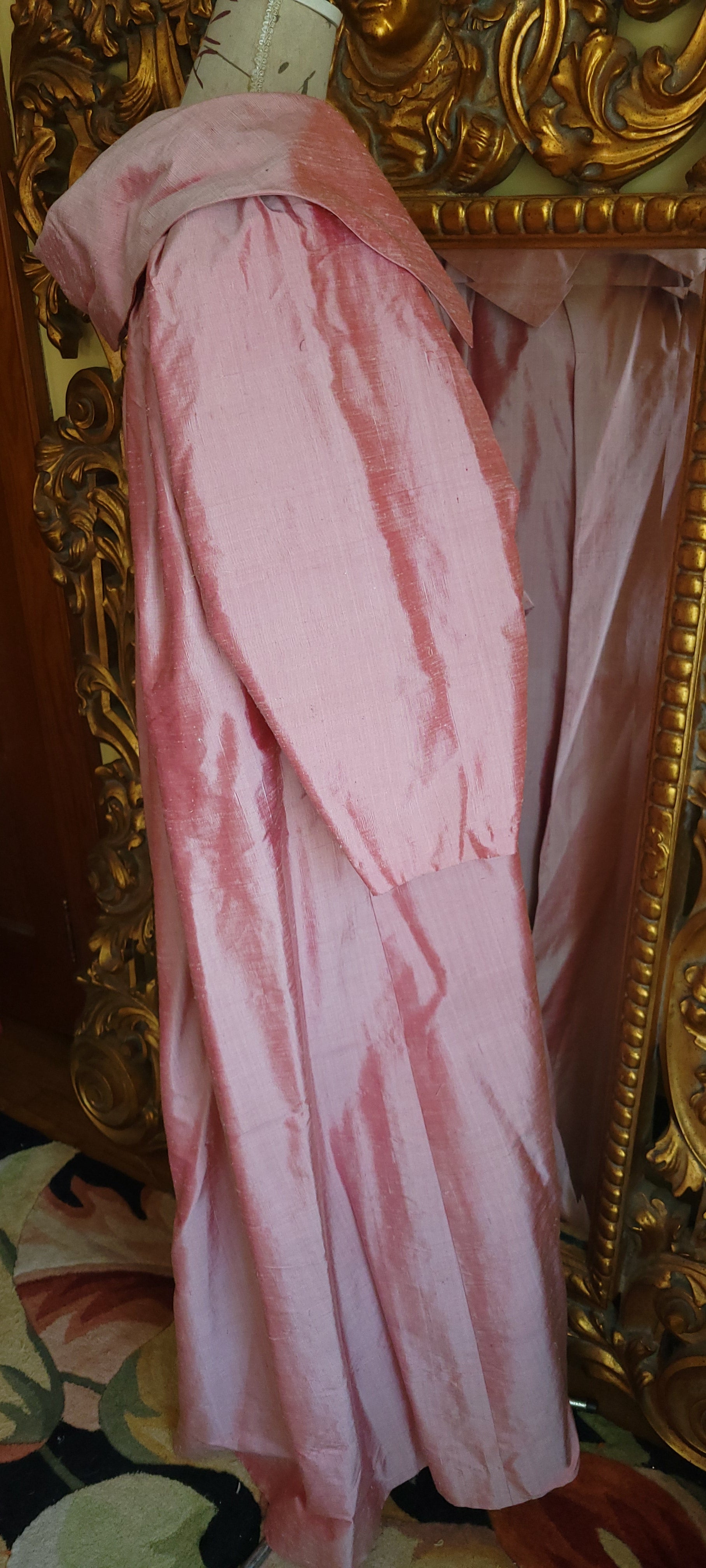 Vintage 60s Glamourous Pink Thai Silk Opera Coat By Star of Siam ...