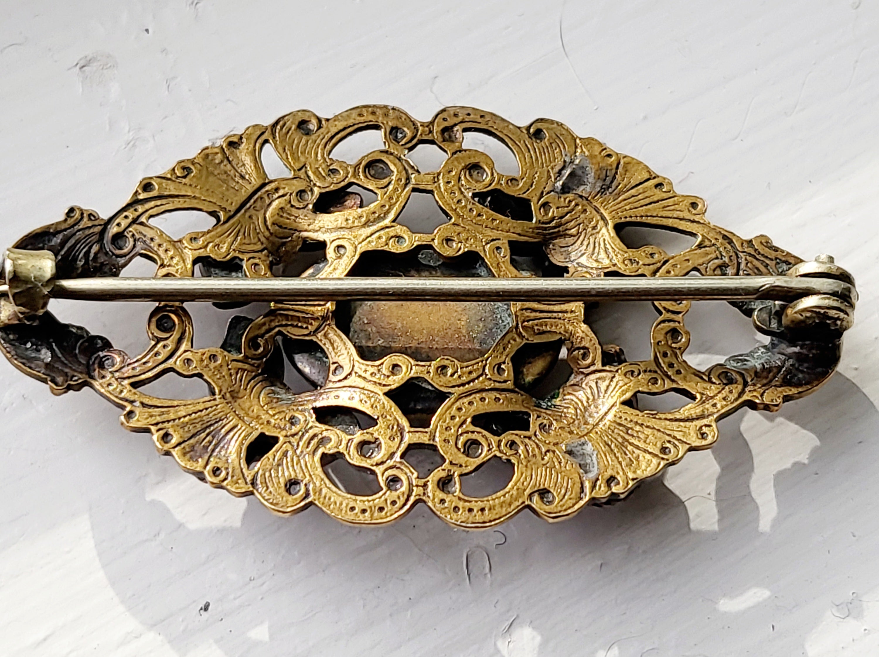 Vintage 30s Highly Collectible Rare Czech Glass Brooch Pin By Neiger ...