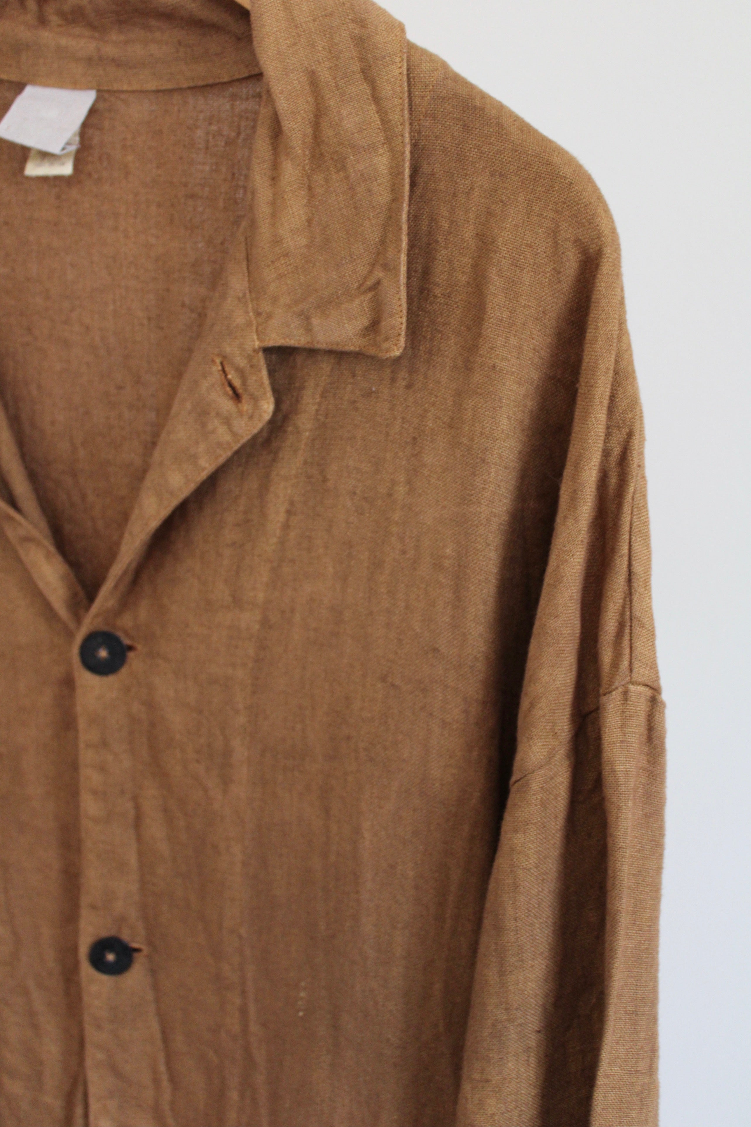 Vintage Linen Overcoat | Shop THRILLING