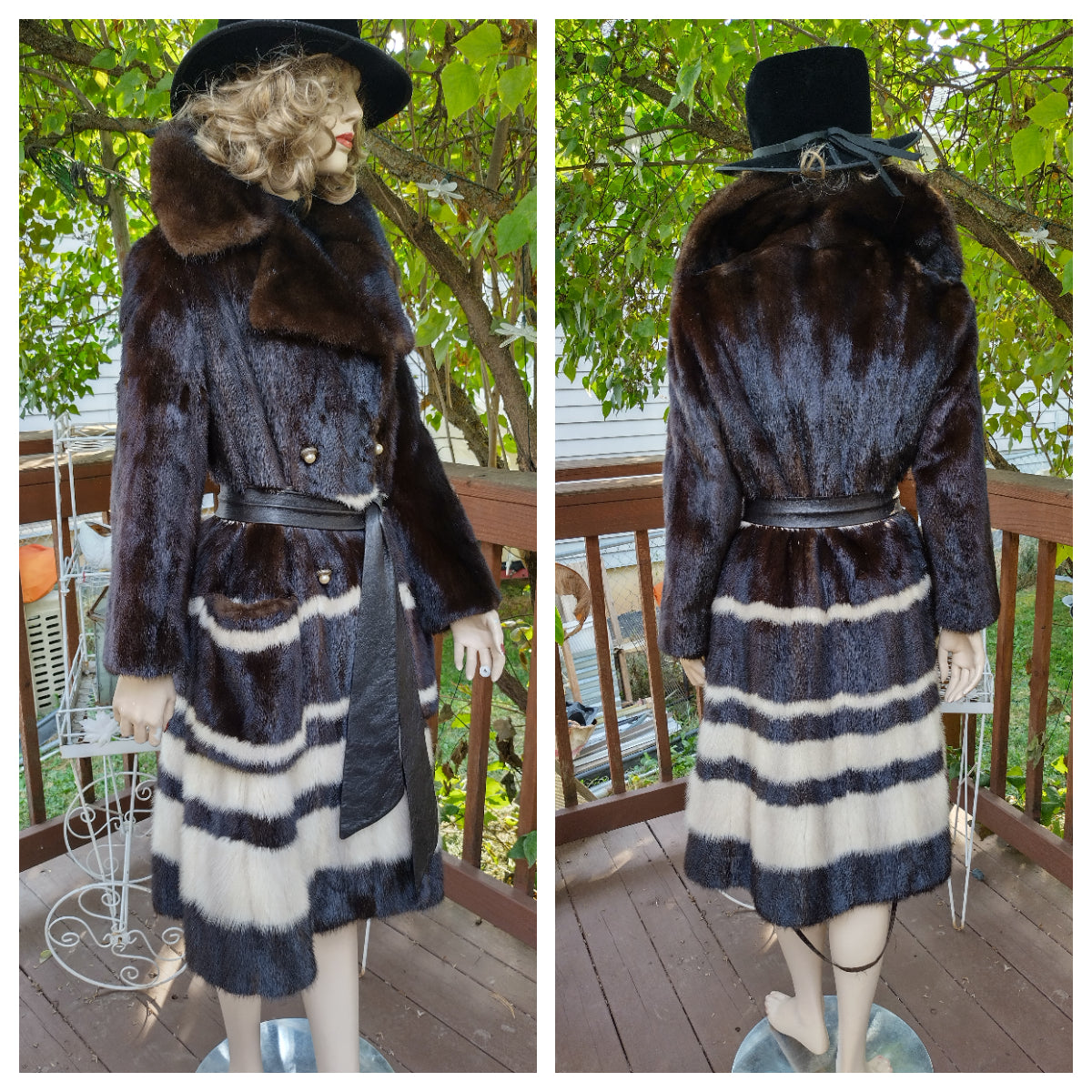 60s/70s Vintage Luxury Mink Wrap Coat Stunning By Furs by Robert Detri ...