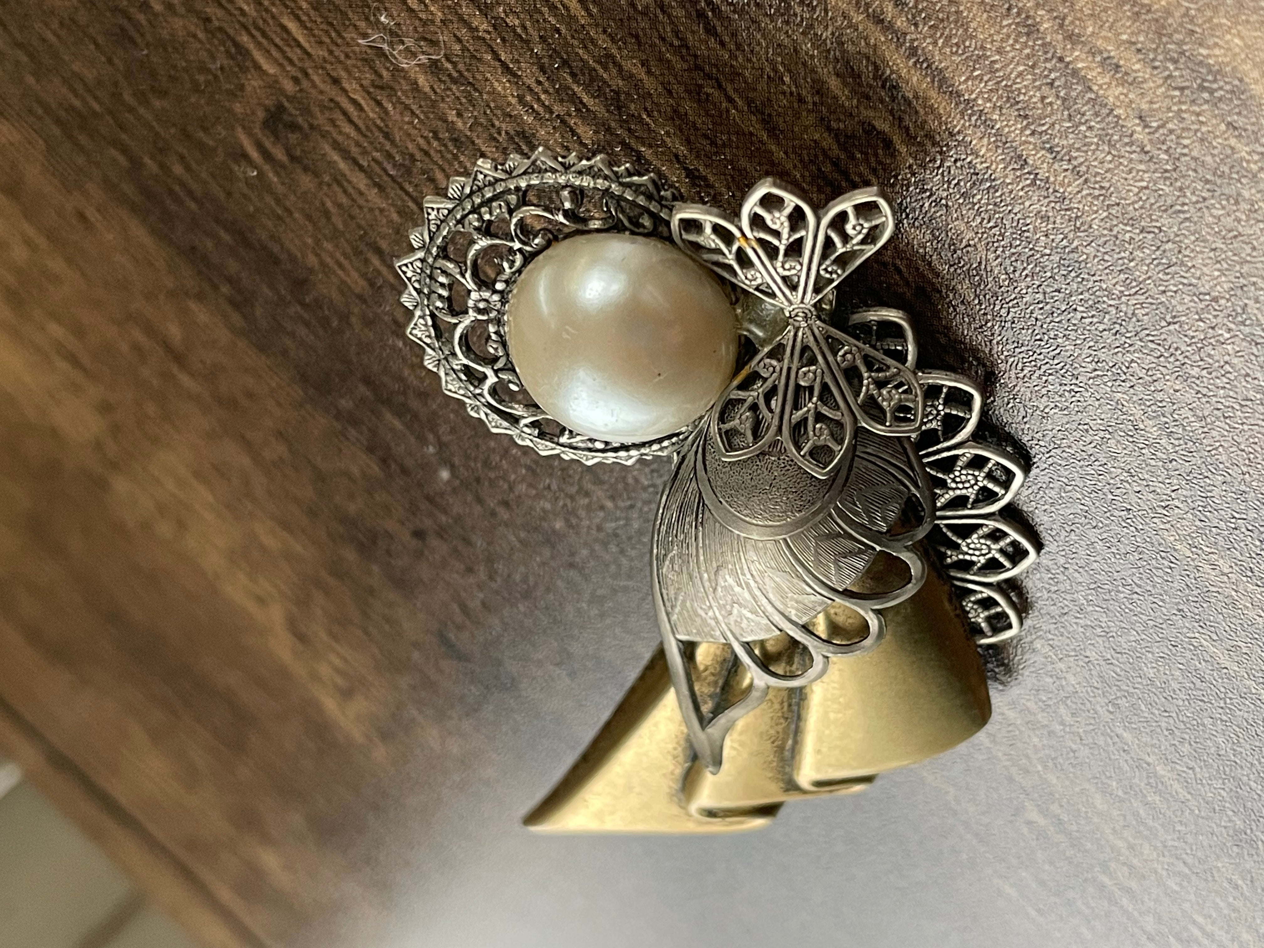 Vintage 70s/80s Mixed Metals Angel Brooch | Shop THRILLING