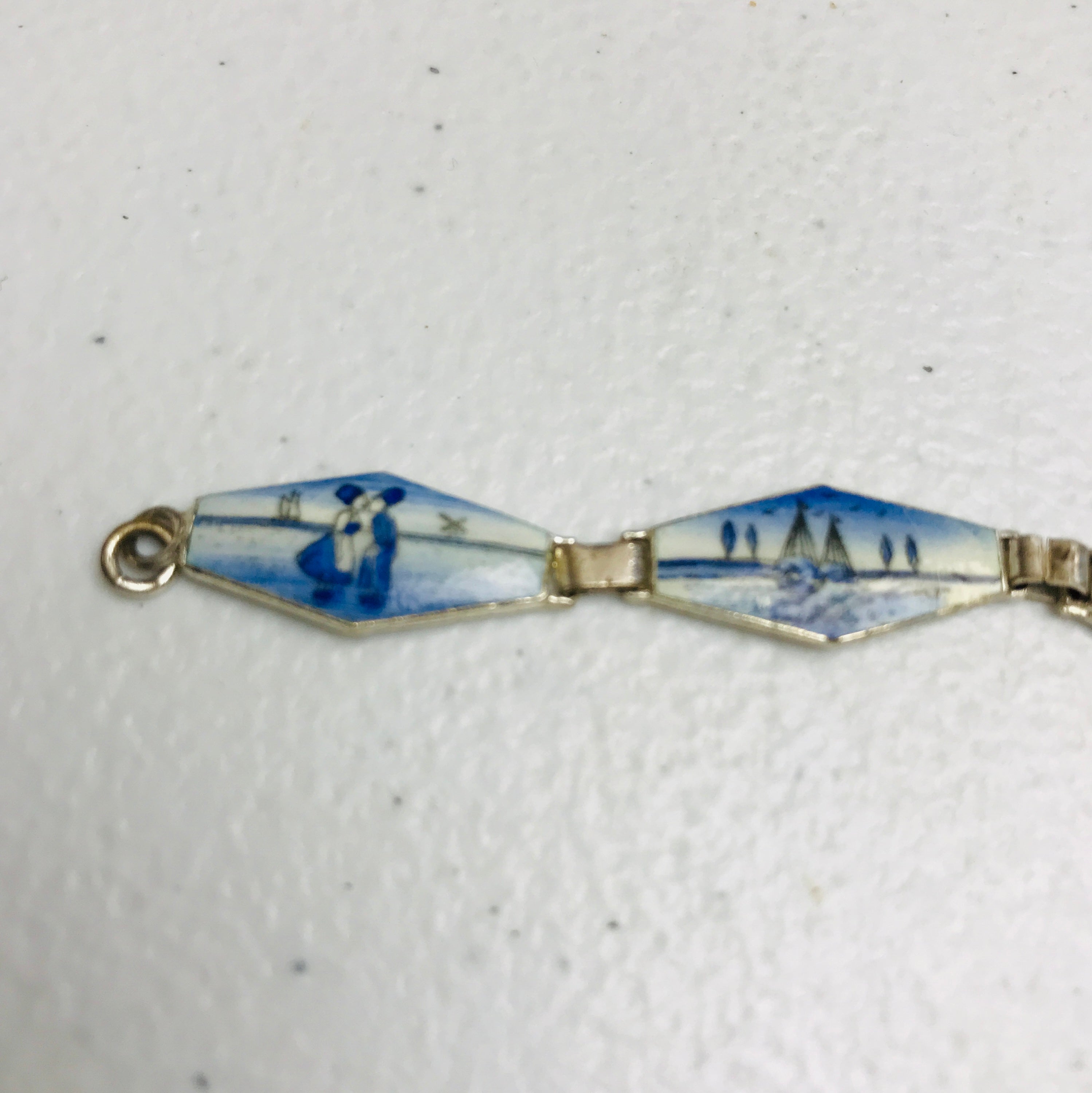 Vintage Blue Delft Style Scenic Bracelet | Shop THRILLING