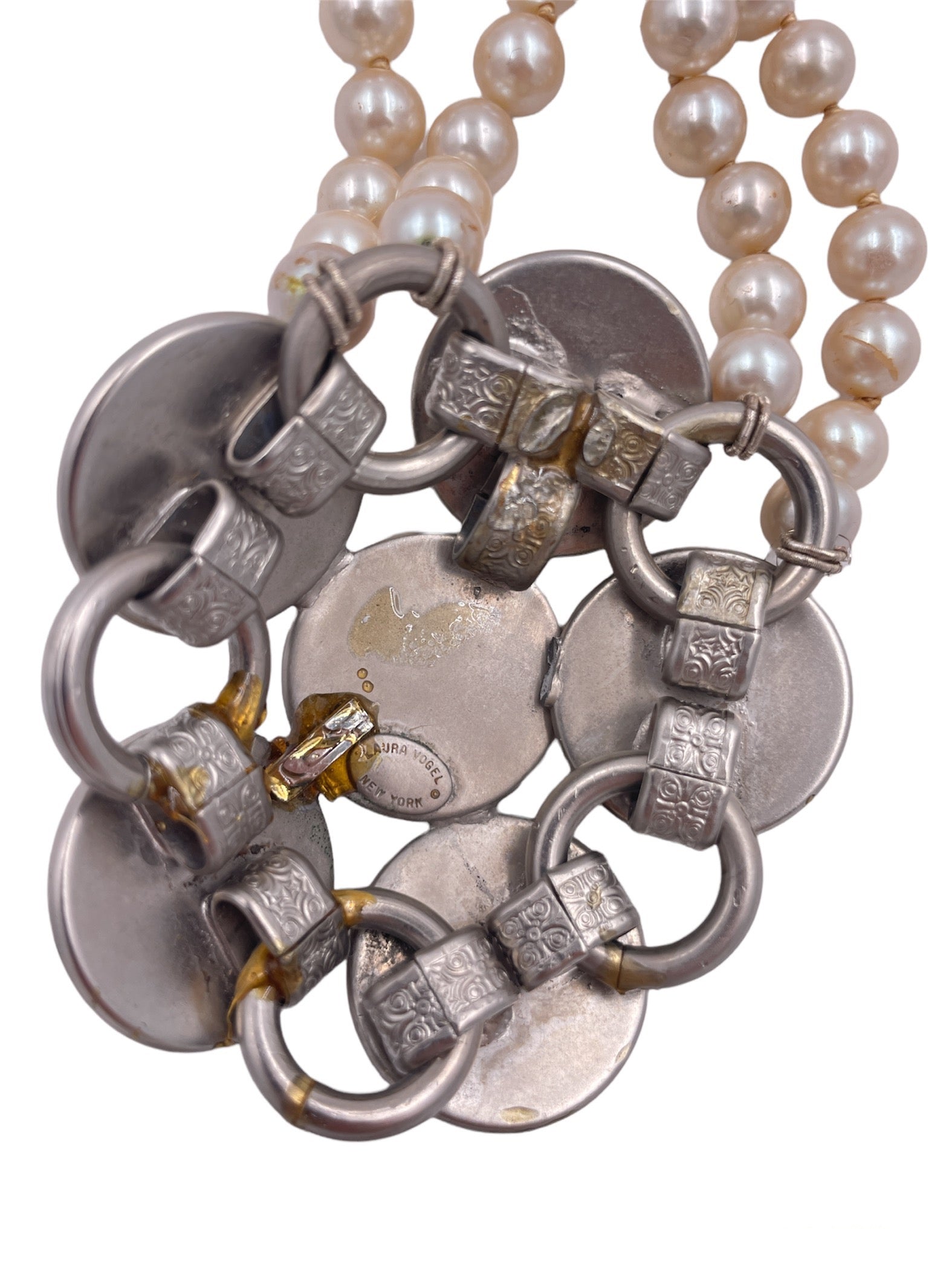 Vintage Laura Vogel Multi Pearl Necklace By Laura Vogel | Shop THRILLING
