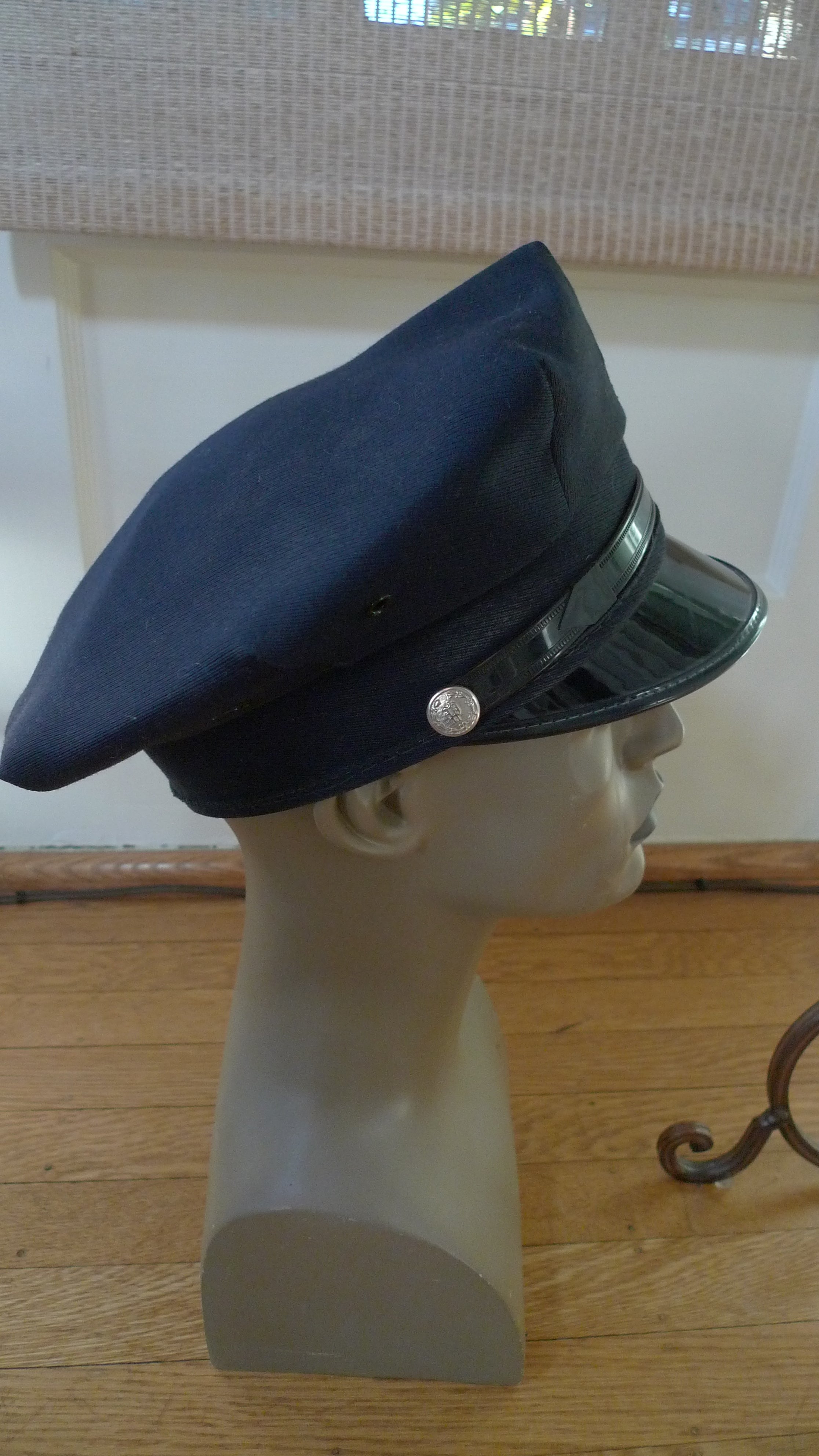 Vintage 50s/60s Marlon Brando Style Blue Motorcycle / Work Hat By ...