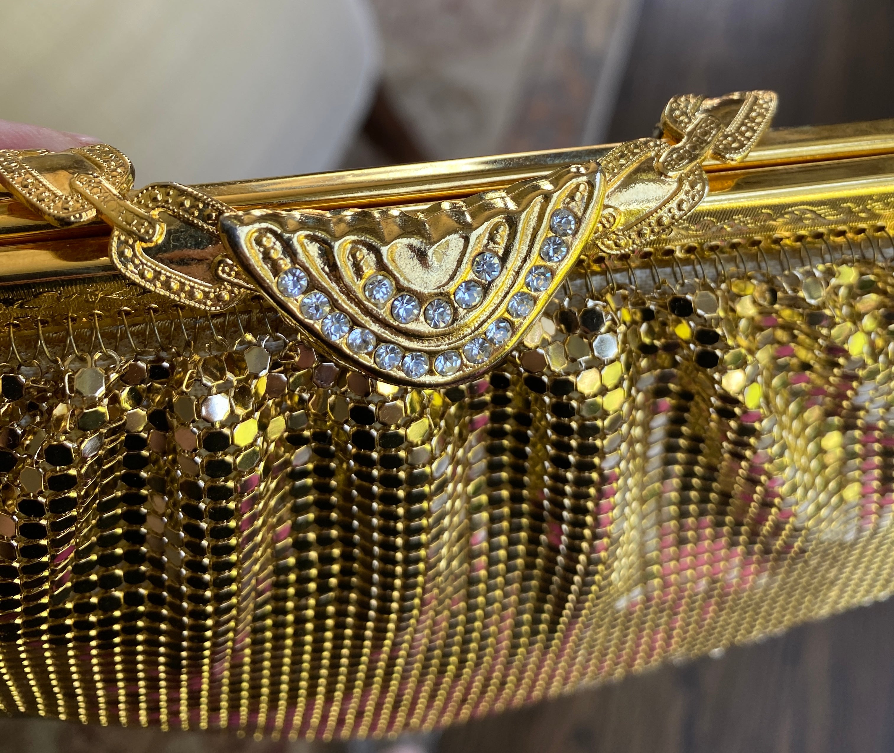 70s/80s Vintage Gold Chain Metal Disco Bag Purse By Elka | Shop THRILLING