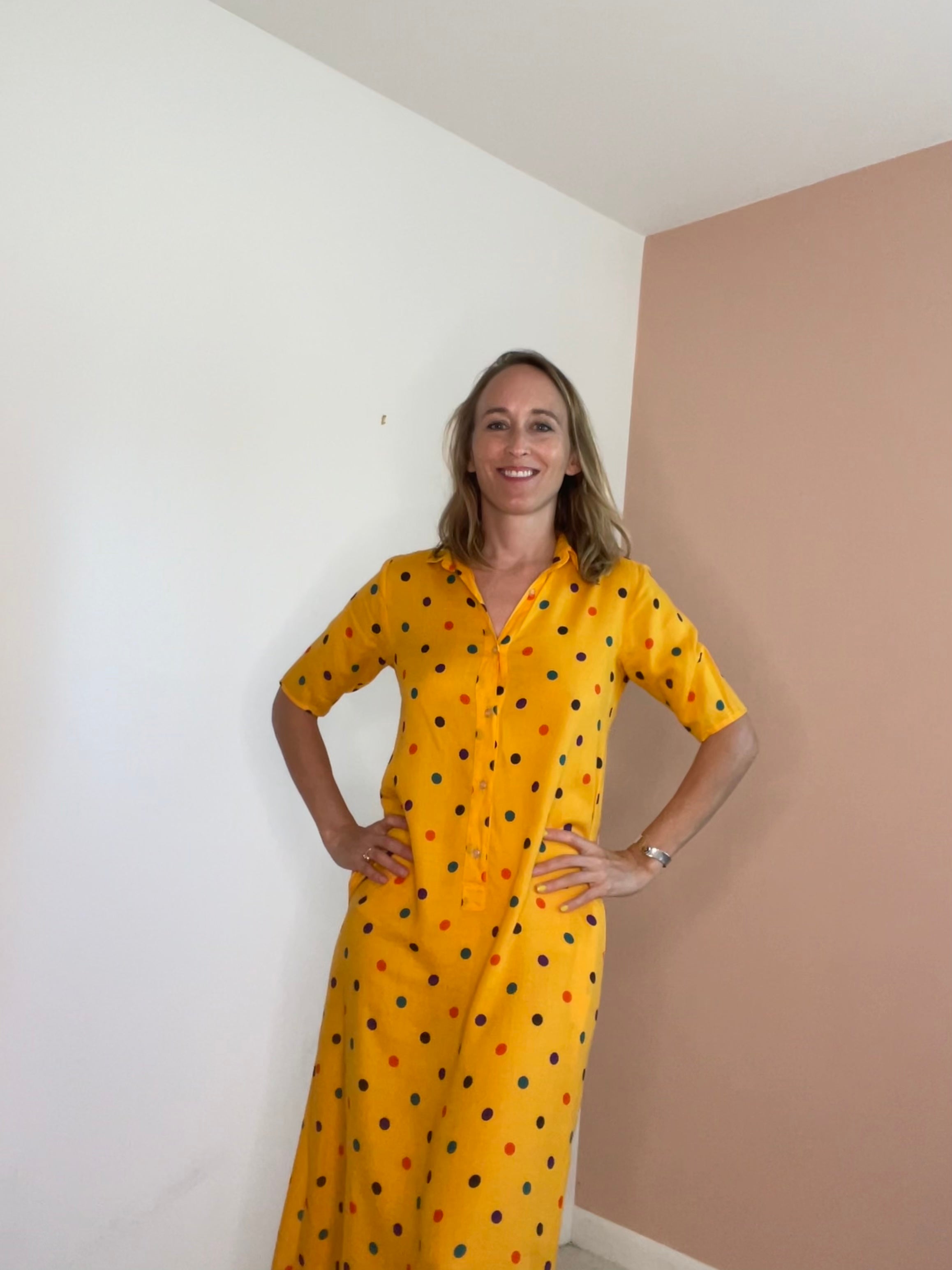 Vintage 90s Italian Dot Dress By In | Shop THRILLING