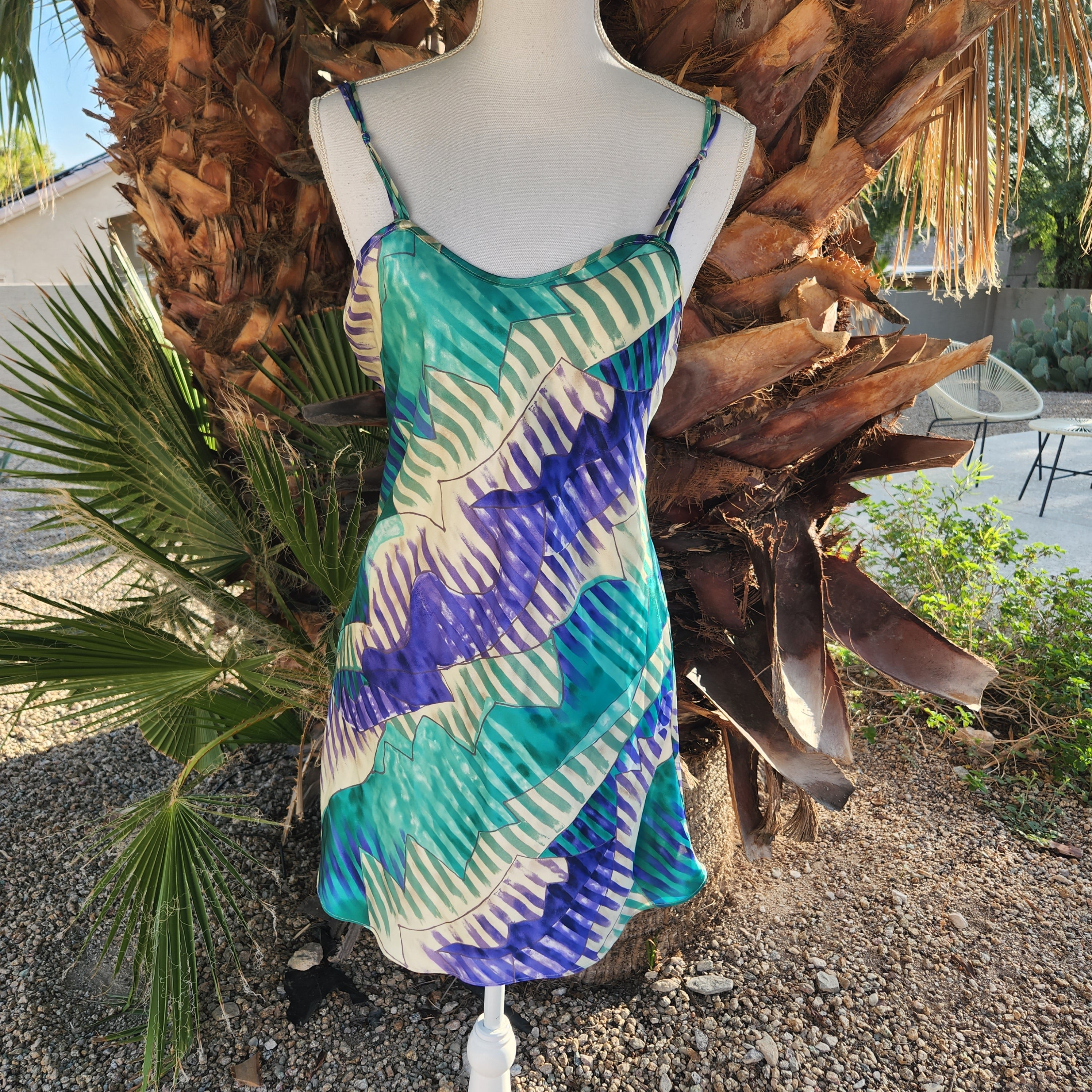 Vintage 80s Robe And Slip Set By California Dynasty | Shop THRILLING