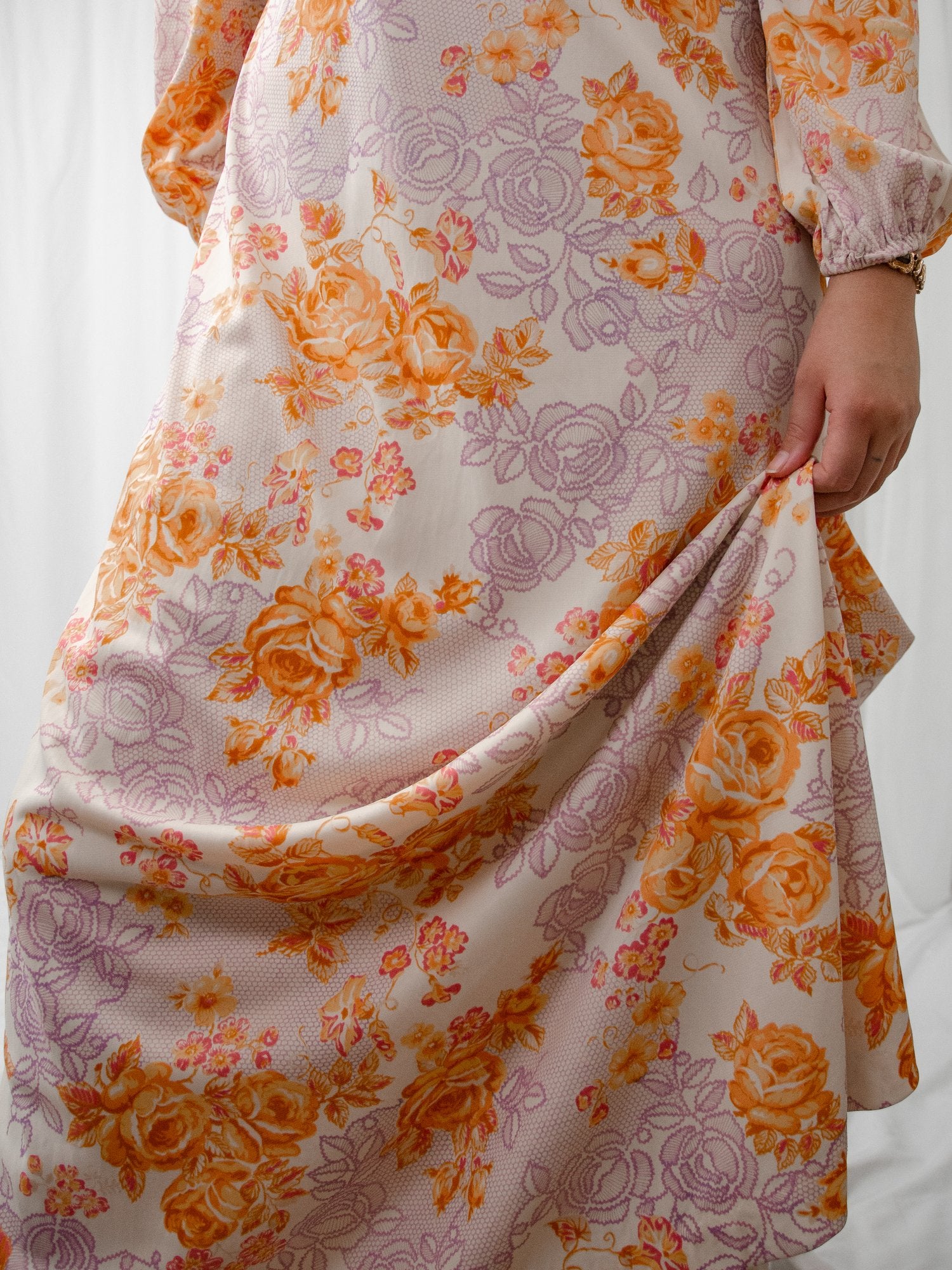 Vintage 70s Roses And Lace Prairie Dress | Shop THRILLING