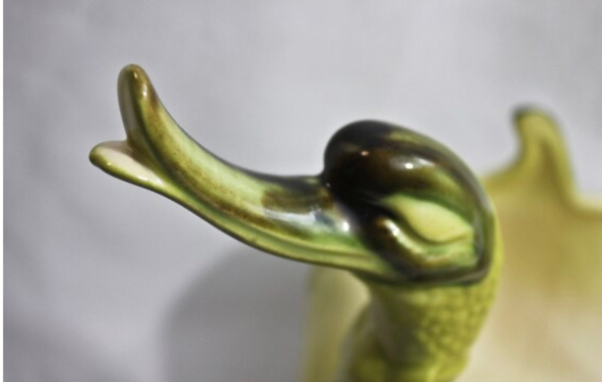 Vintage 50s Green Duck Planter By Hull Pottery | Shop THRILLING