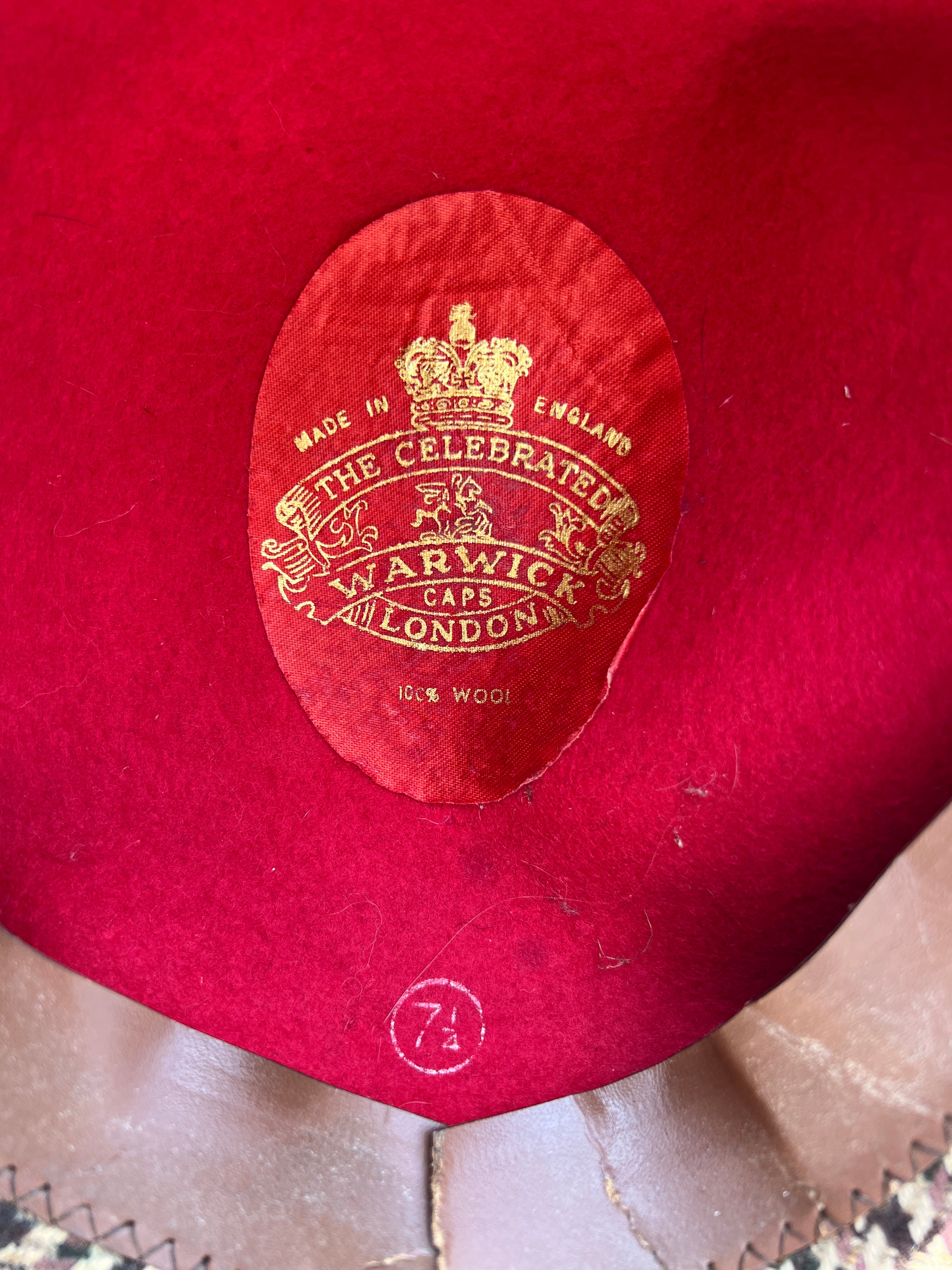 Vintage 70s Brown And Purple Wool Tweed Driving Cap By Warwick Caps ...