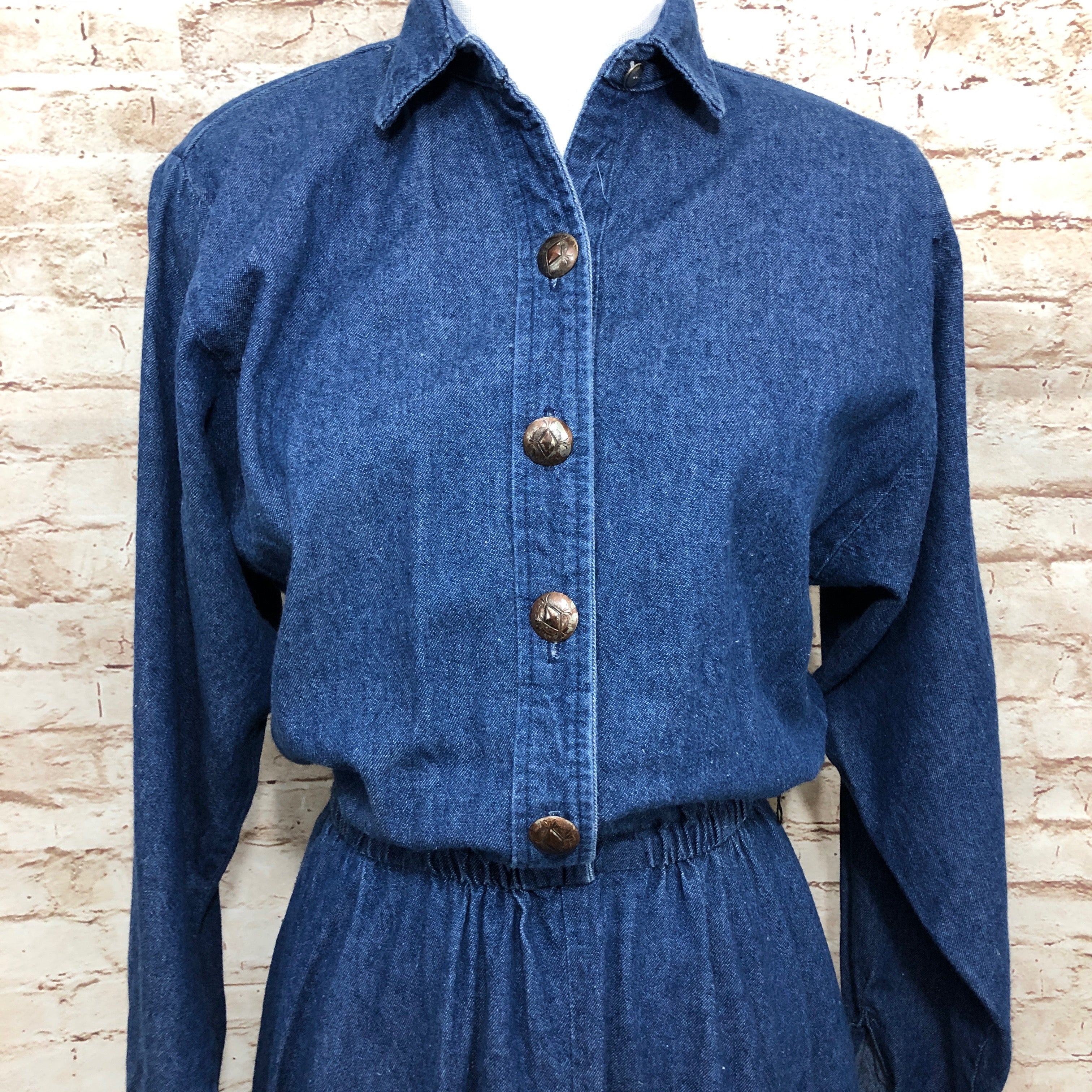Vintage Rodeo Denim Cowgirl Dress by Roper | Shop THRILLING