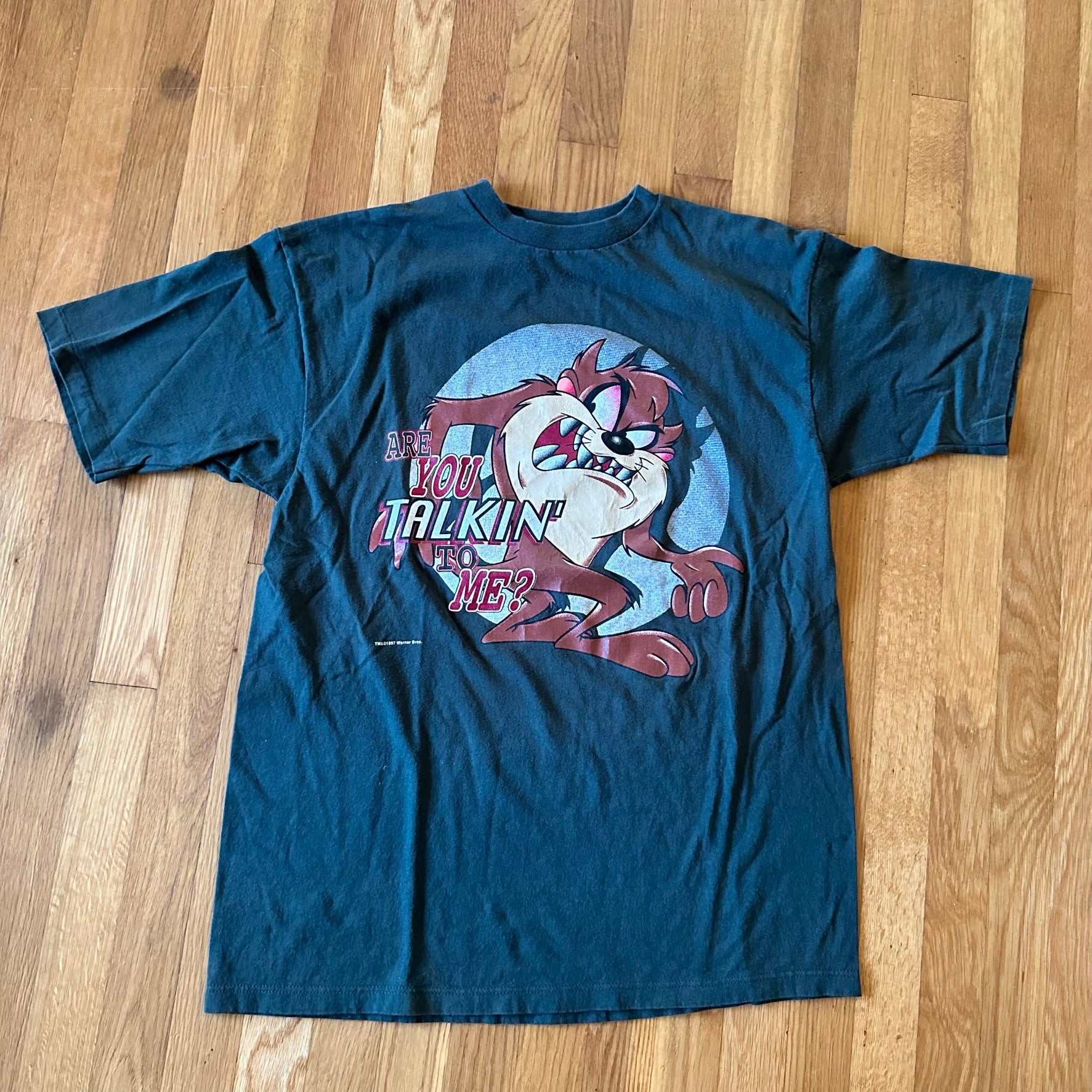 Vintage 90s Green Taz Graphic Tee | Shop THRILLING