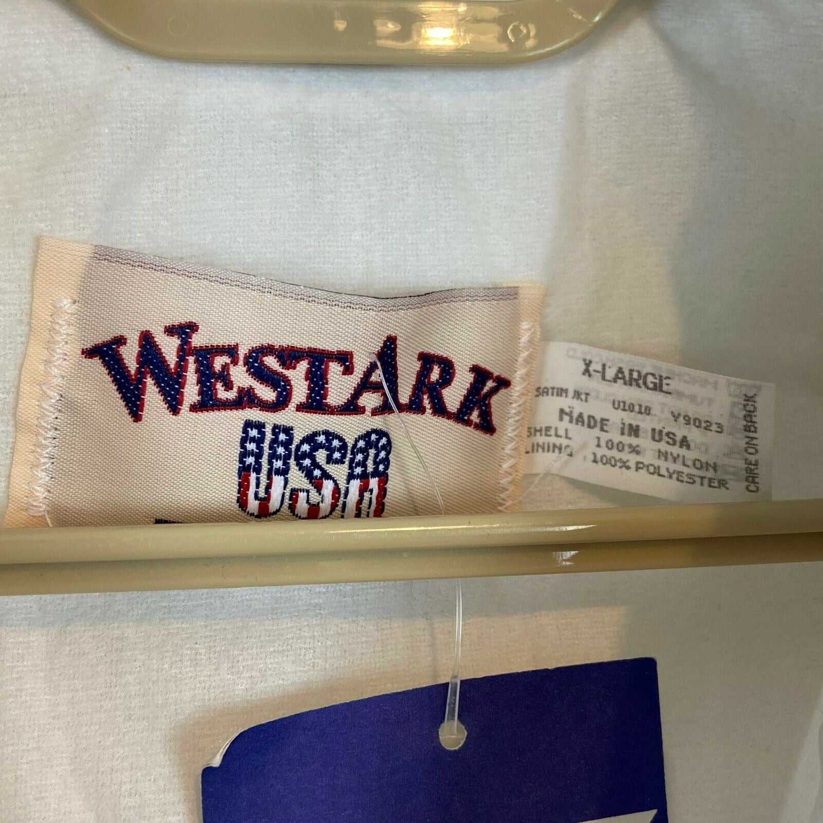 Vintage Westark Men's White Bomber Jacket Size Xl by Westark | Shop ...