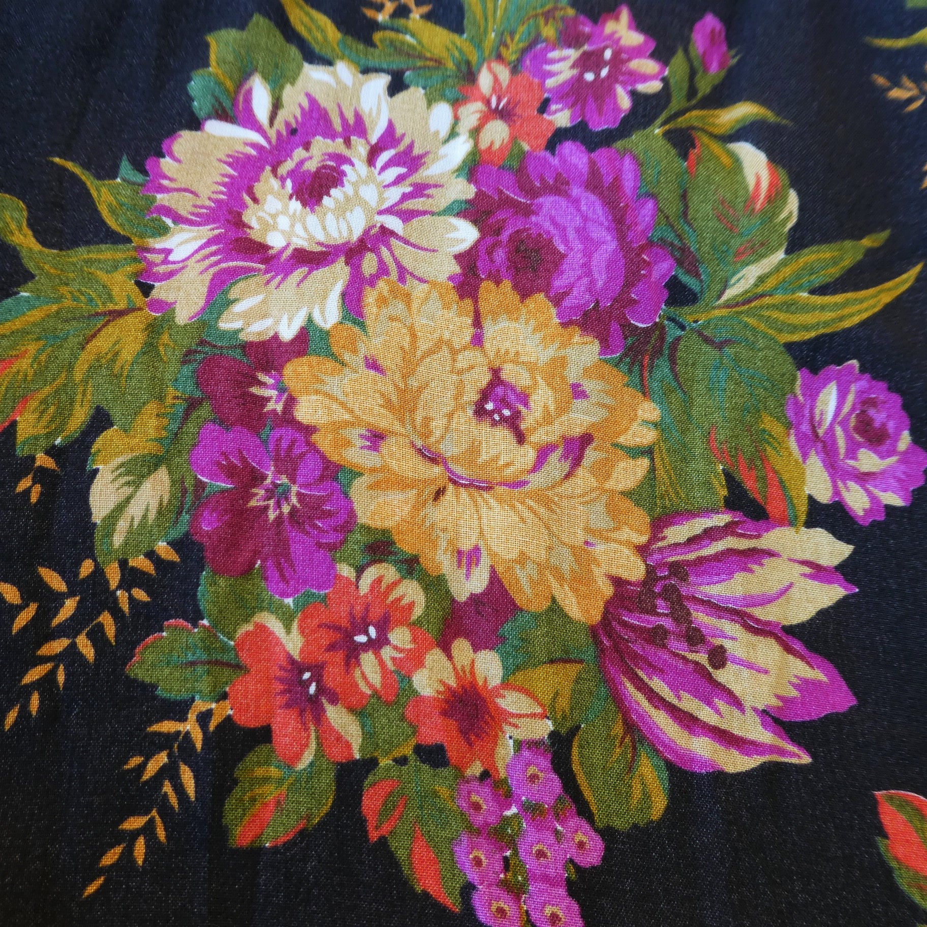 Vintage 80s/90s Cottagecore Midi Dress Basque Waist Button Front By ...