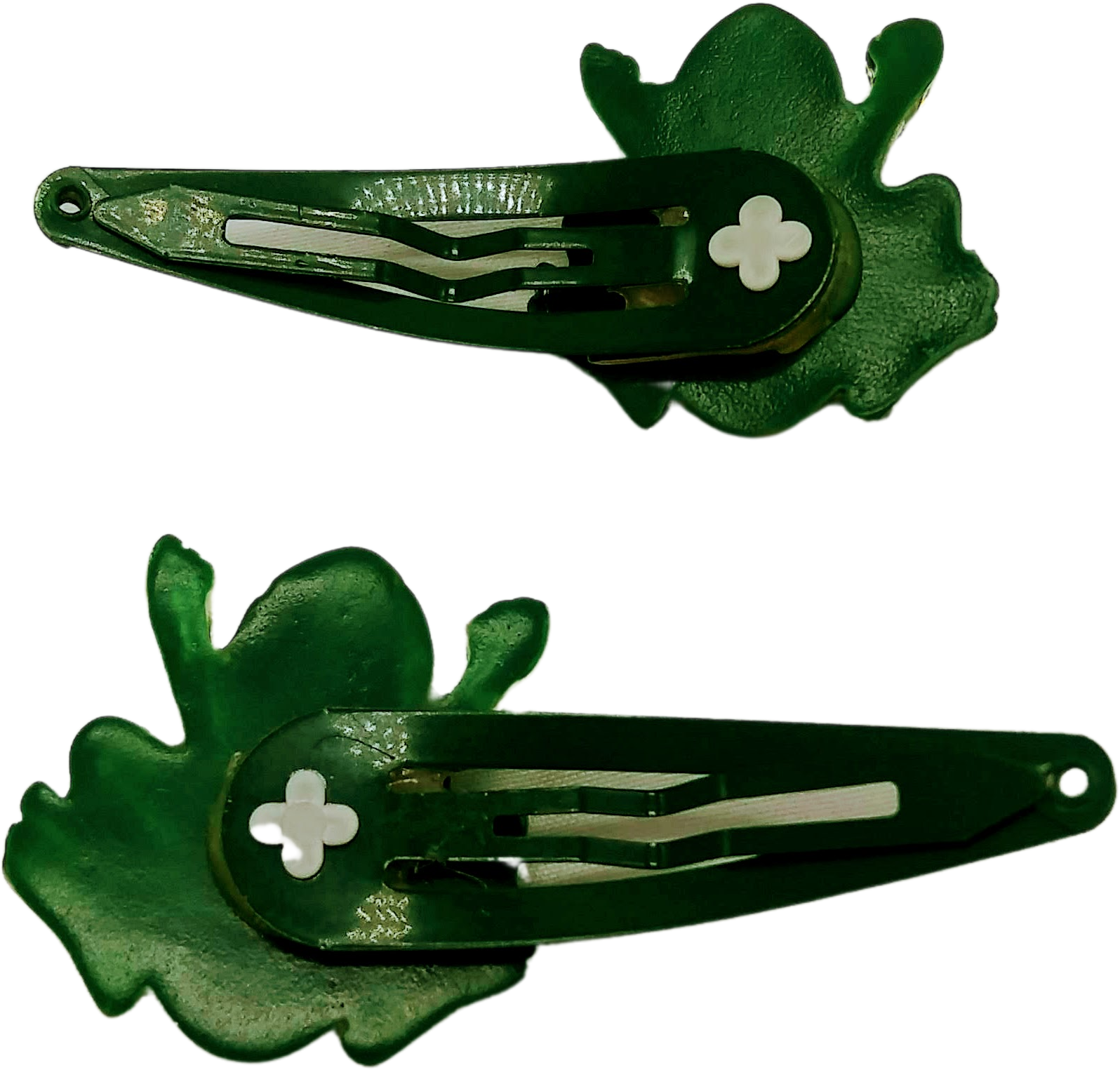 Vintage 80s/90s Pair Hand- Painted Frog Hair Clips By Riviera | Shop ...