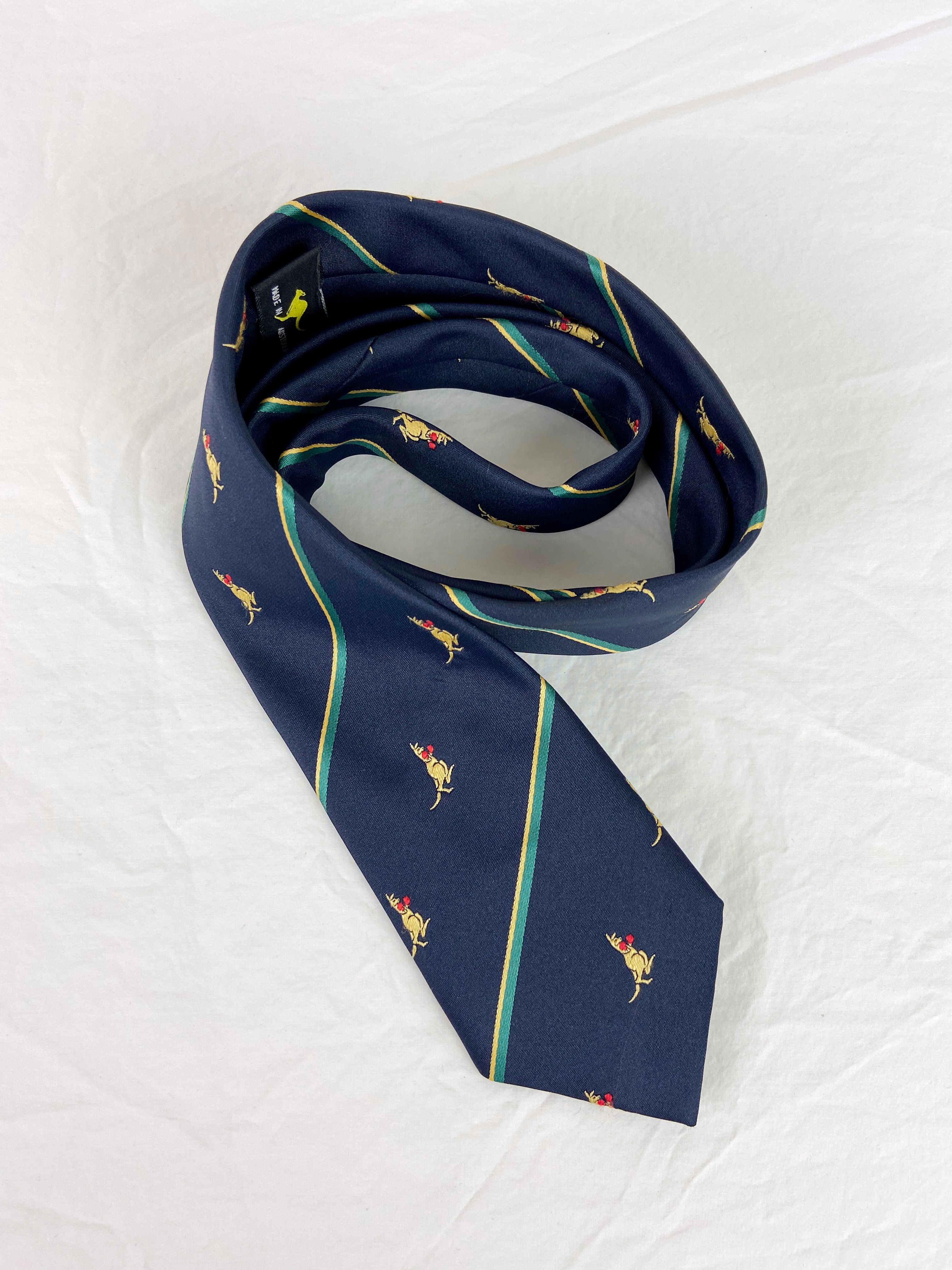 90s/00s Vintage Australian Boxing Kangaroo Tie | Shop THRILLING