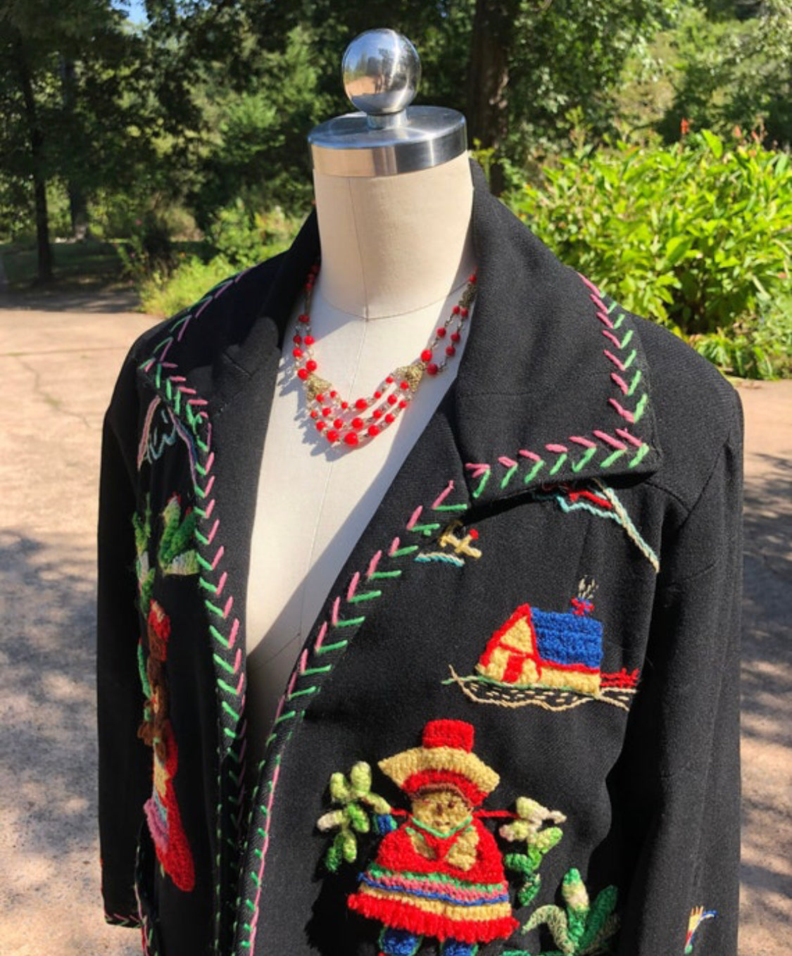 Vintage 40s Mexican Embroidered Tourist Jacket | Shop THRILLING