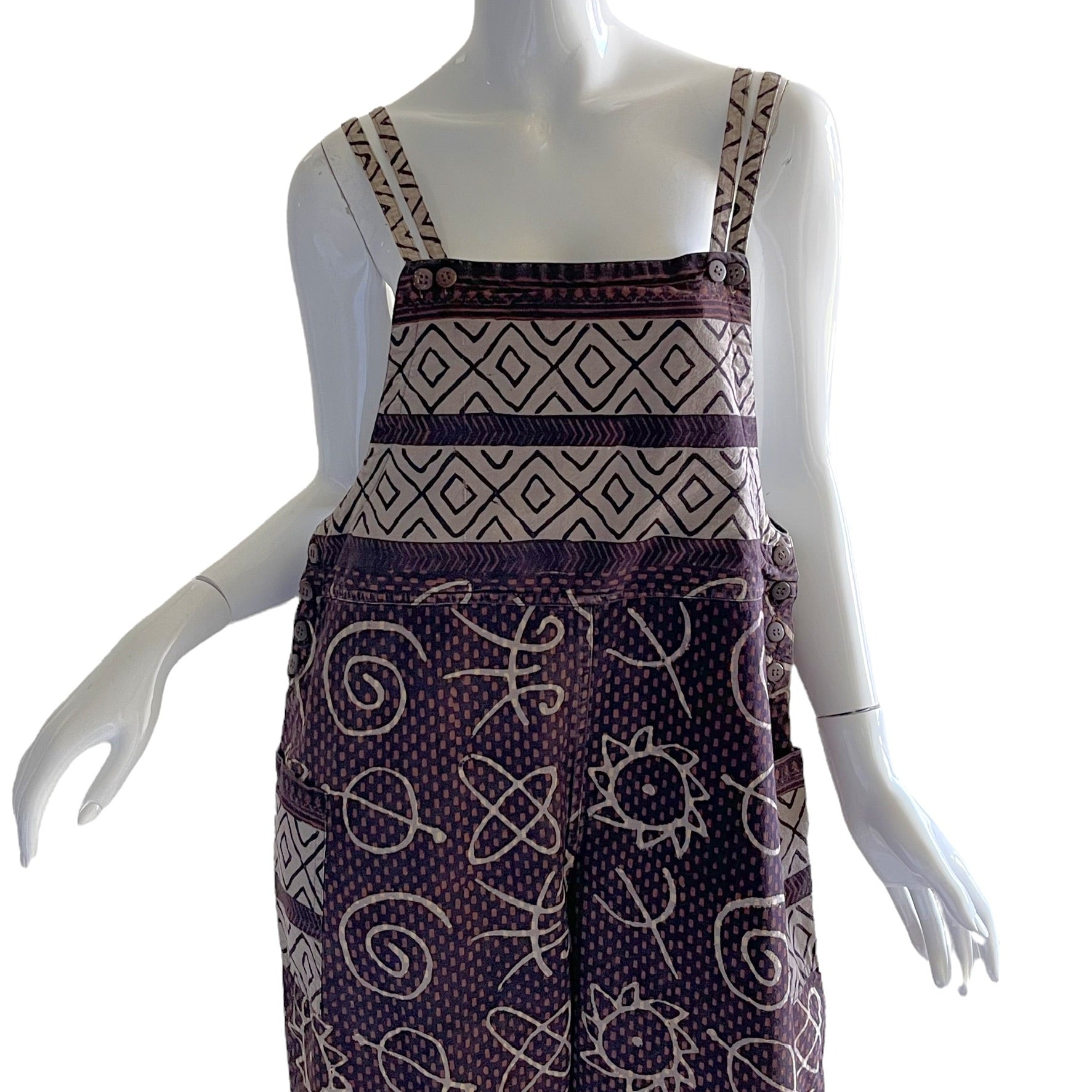 Vintage 80s Denim Celestial Grunge Overalls Jumpsuit | Shop THRILLING