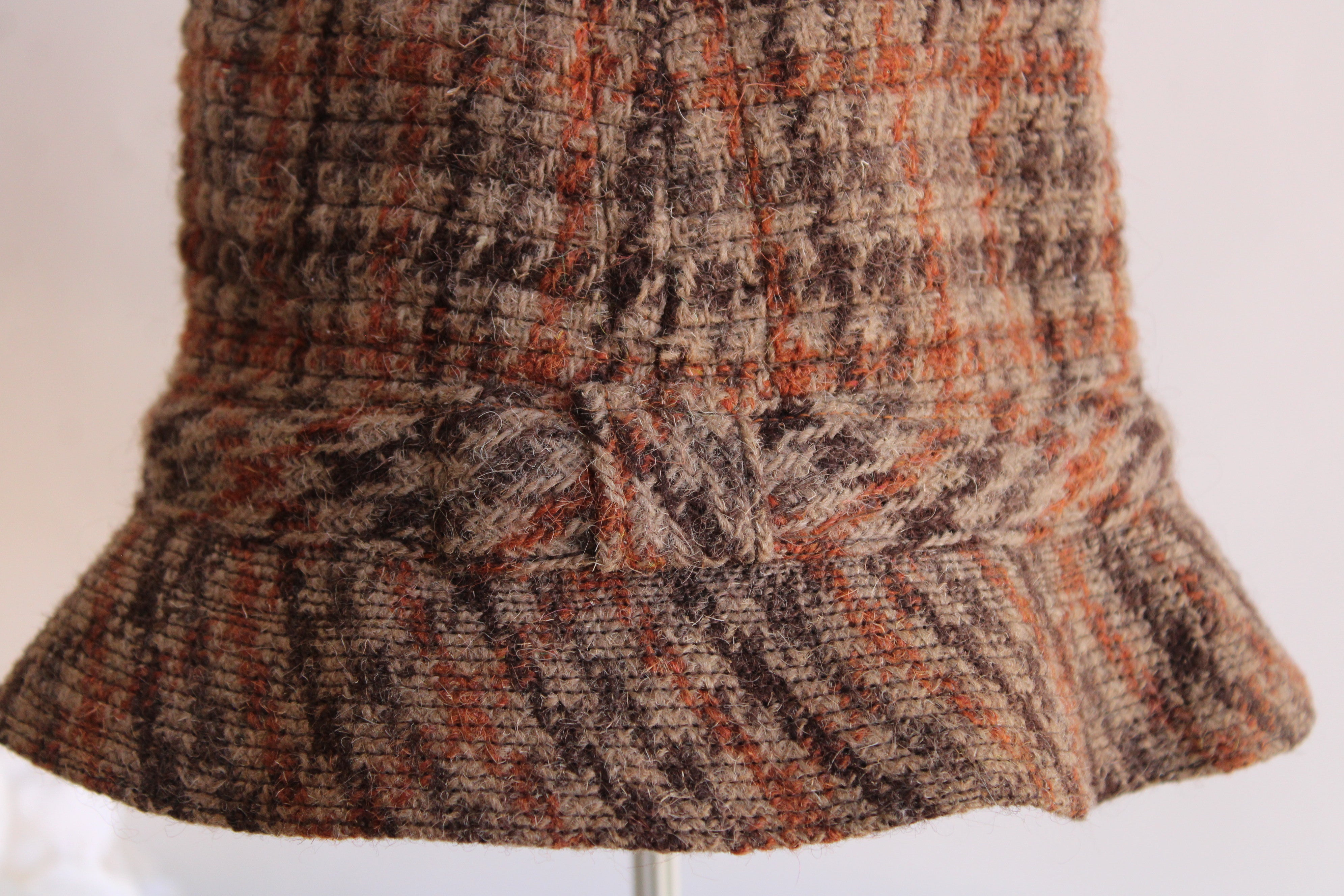 Vintage 60s/70s Wool Tweed Bucket Hat By Millar's | Shop THRILLING