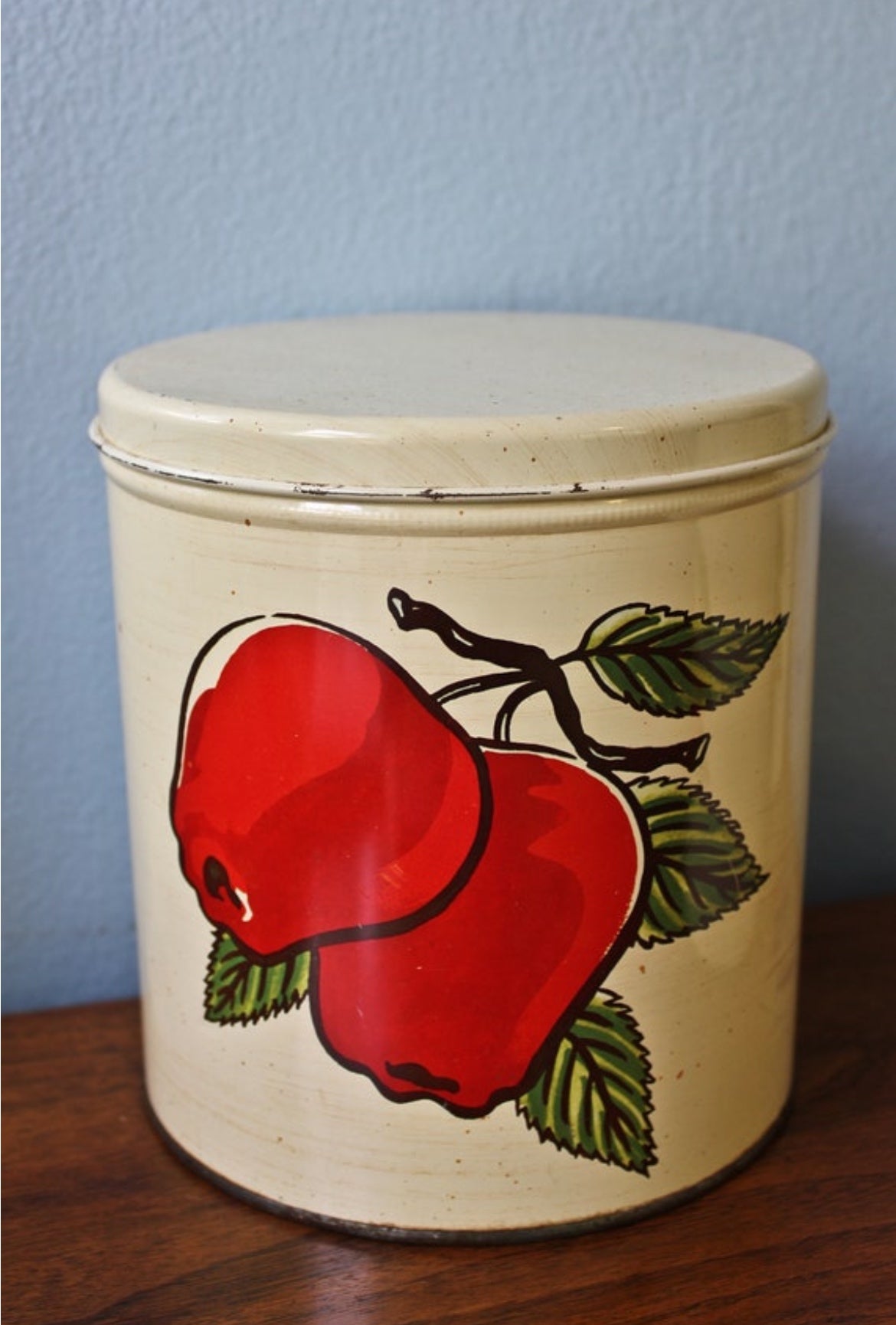 Vintage 40s/50s Fruit Themed Tin Kitchen Canisters By Ballonoff | Shop ...