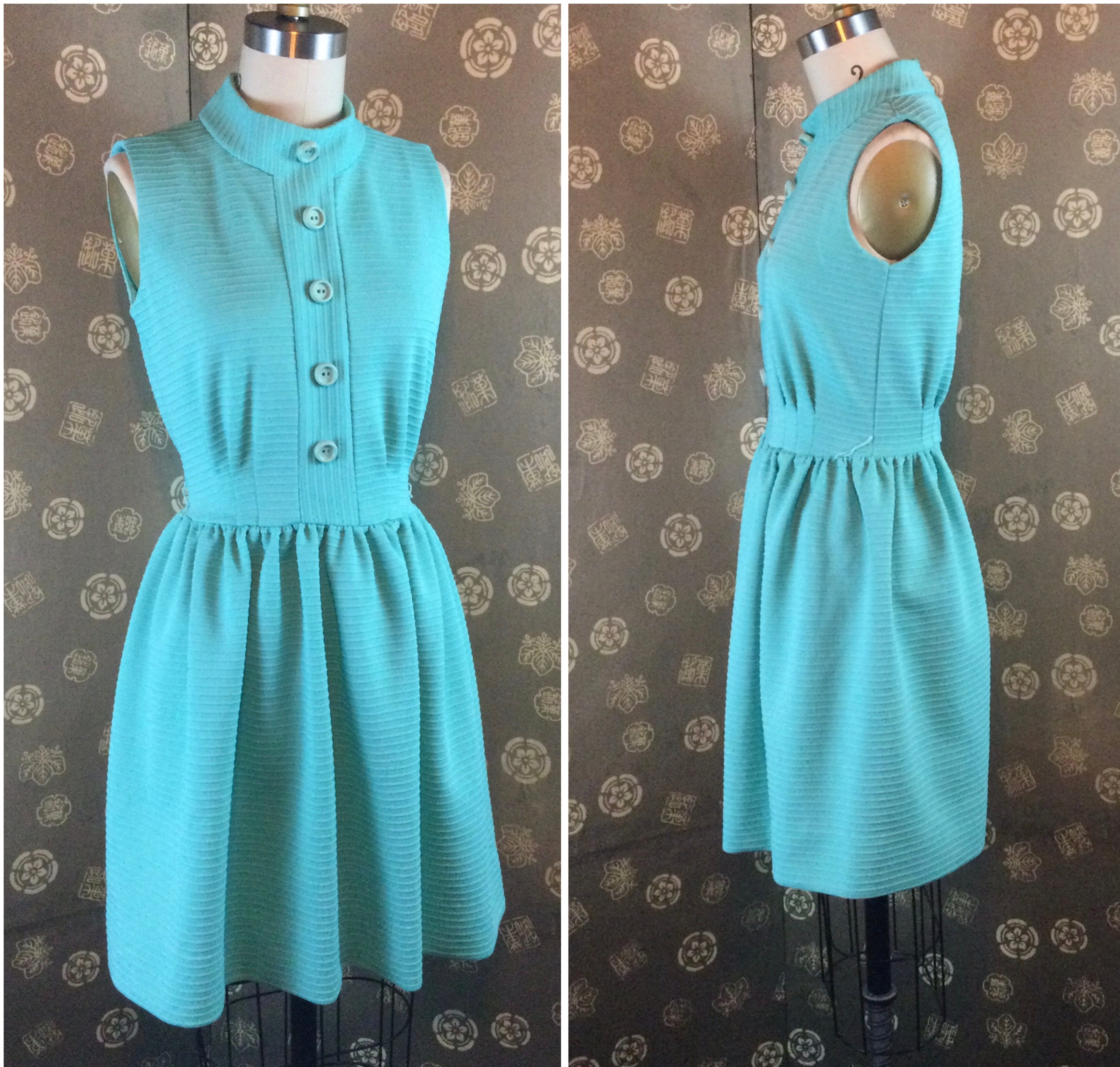 Vintage 60s 60s Jonathan Logan Aqua Blue Dress By Jonathan Logan | Shop ...
