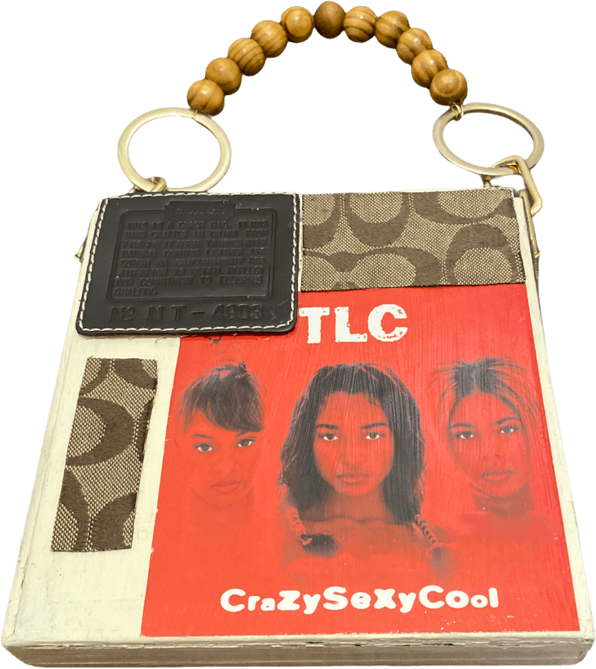 Vintage 90's Upcycled Cigar Box TLC CD Themed Mini Purse | Shop THRILLING