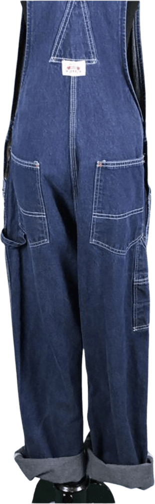 Vintage Dark Blue Denim Pant Overalls by Roundhouse | Shop THRILLING