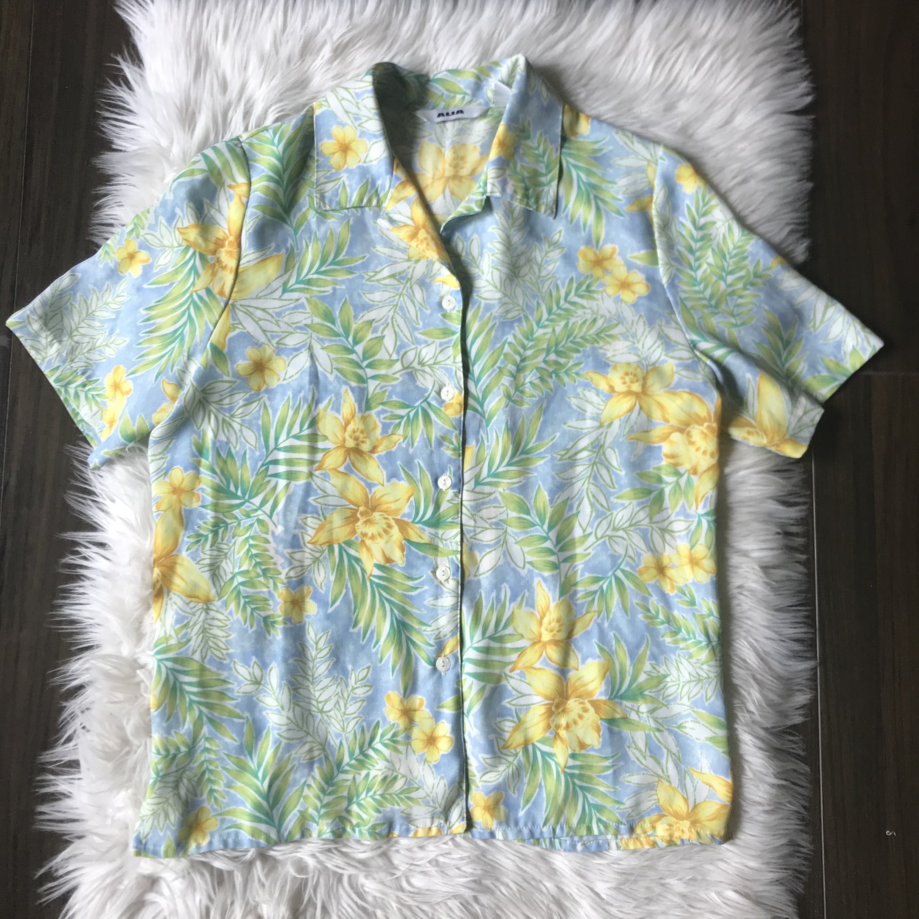 Vintage Spring Daffodil Print Blouse by Alia | Shop THRILLING
