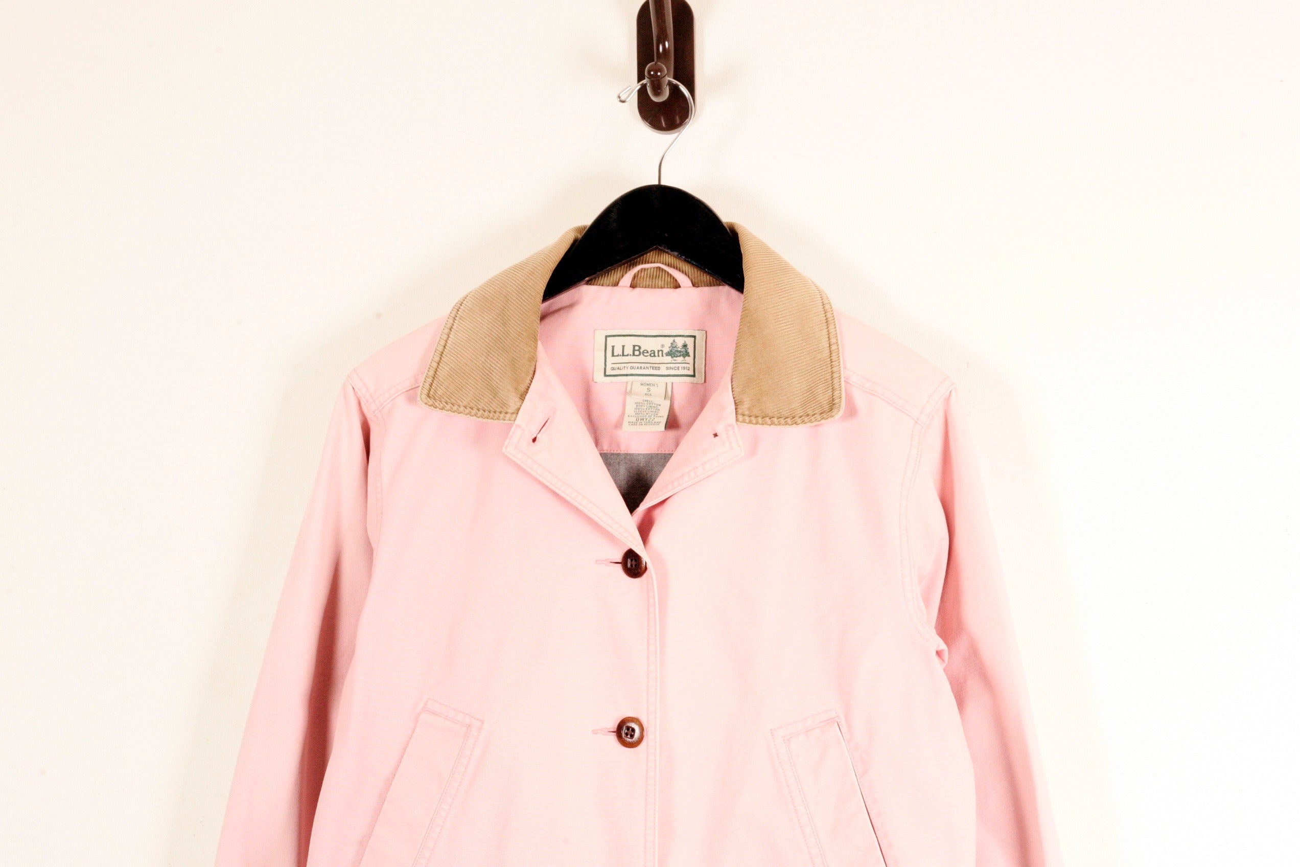 Vintage Dusty Rose Pink Chore Barn Coat Corduroy S by L.l. Bean | Shop ...