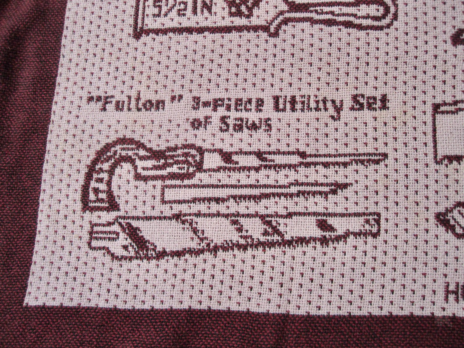 Vintage Craftsman Tools Throw Blanket Fringed Cotton | Shop THRILLING
