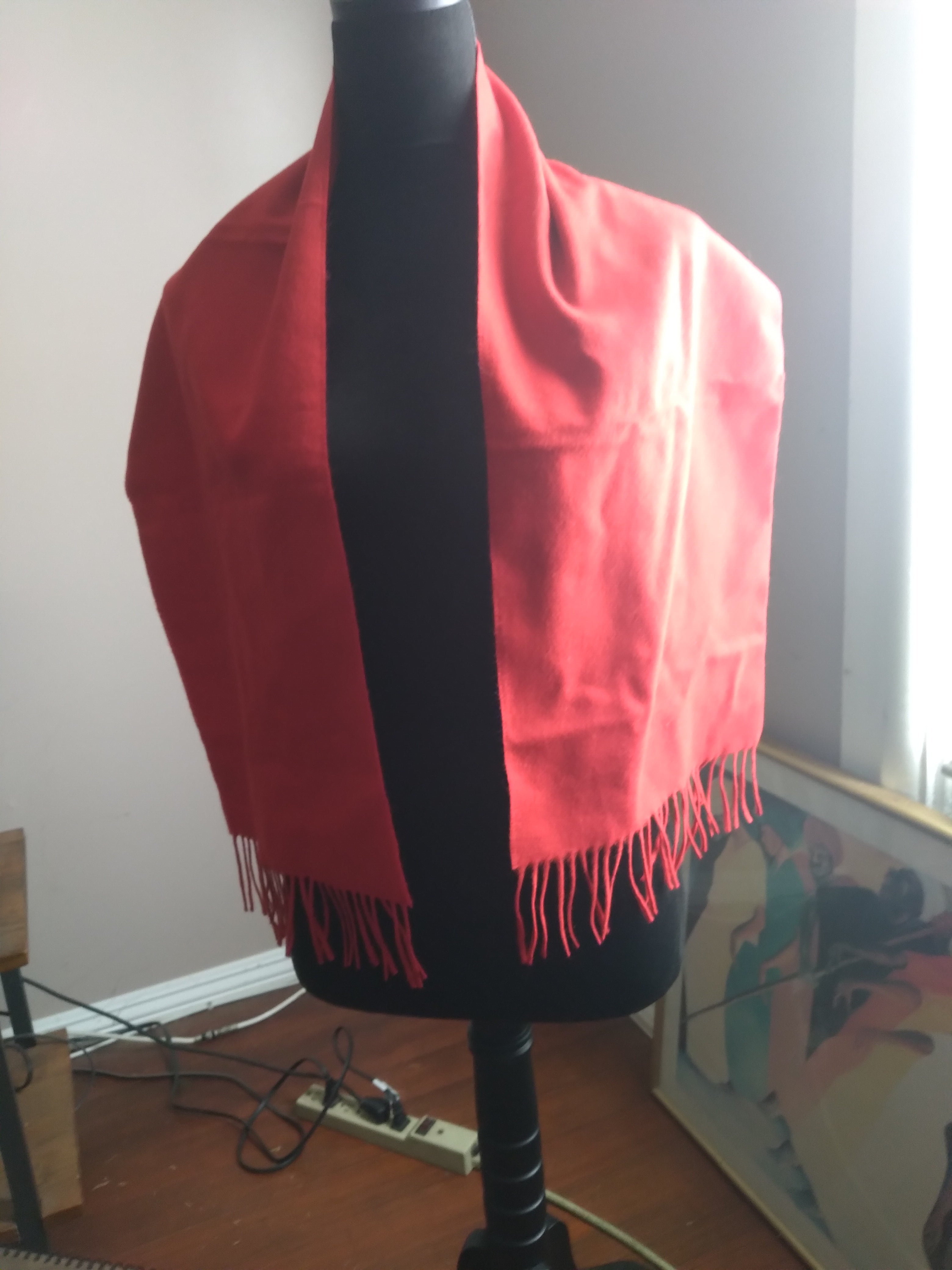 Vintage Red Cashmere Scarf | Shop THRILLING