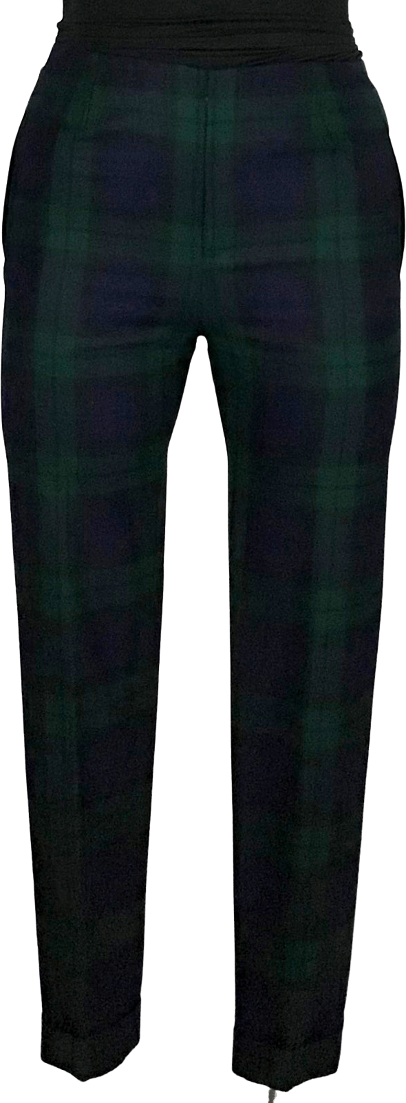 Vintage 80's Virgin Wool Plaid Slacks by Escada | Shop THRILLING