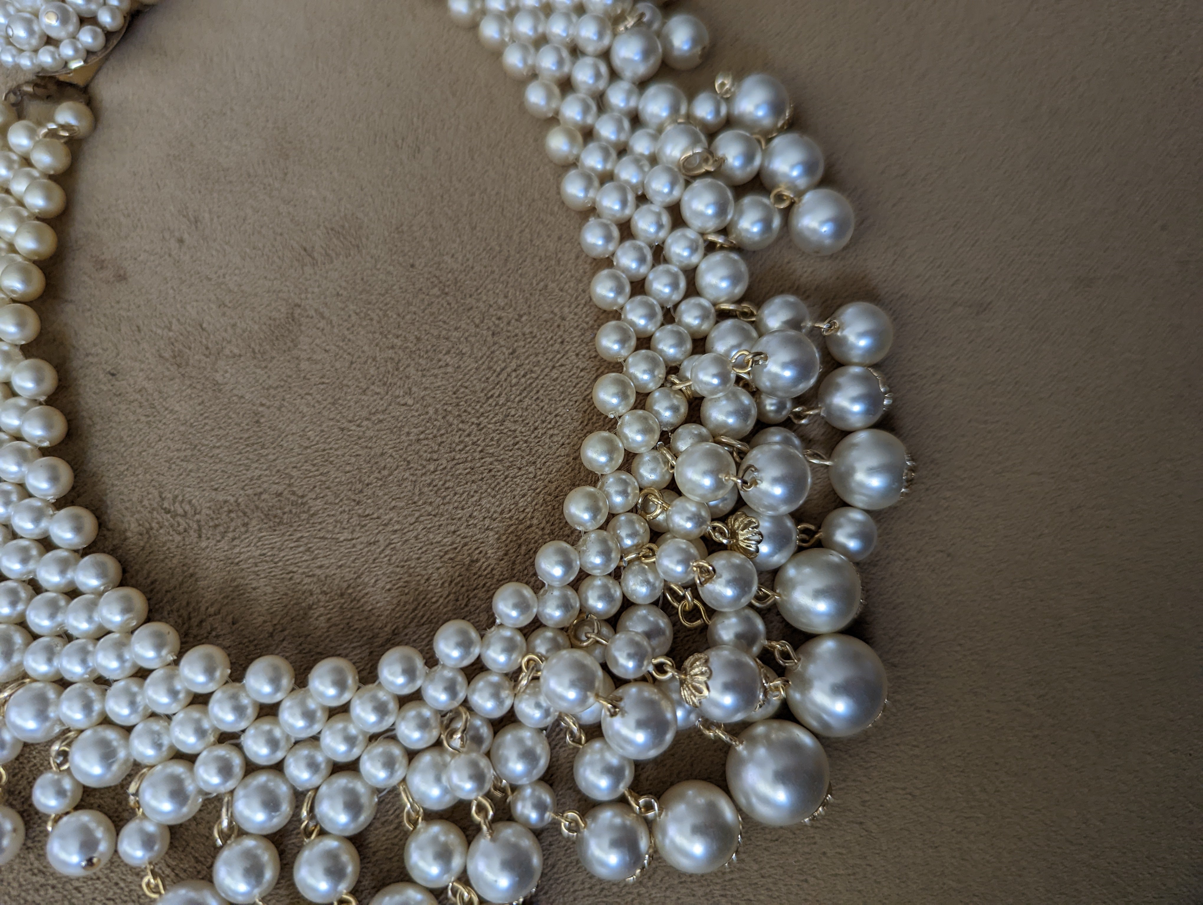 Vintage 60s Pearl Fringe Necklace | Shop THRILLING