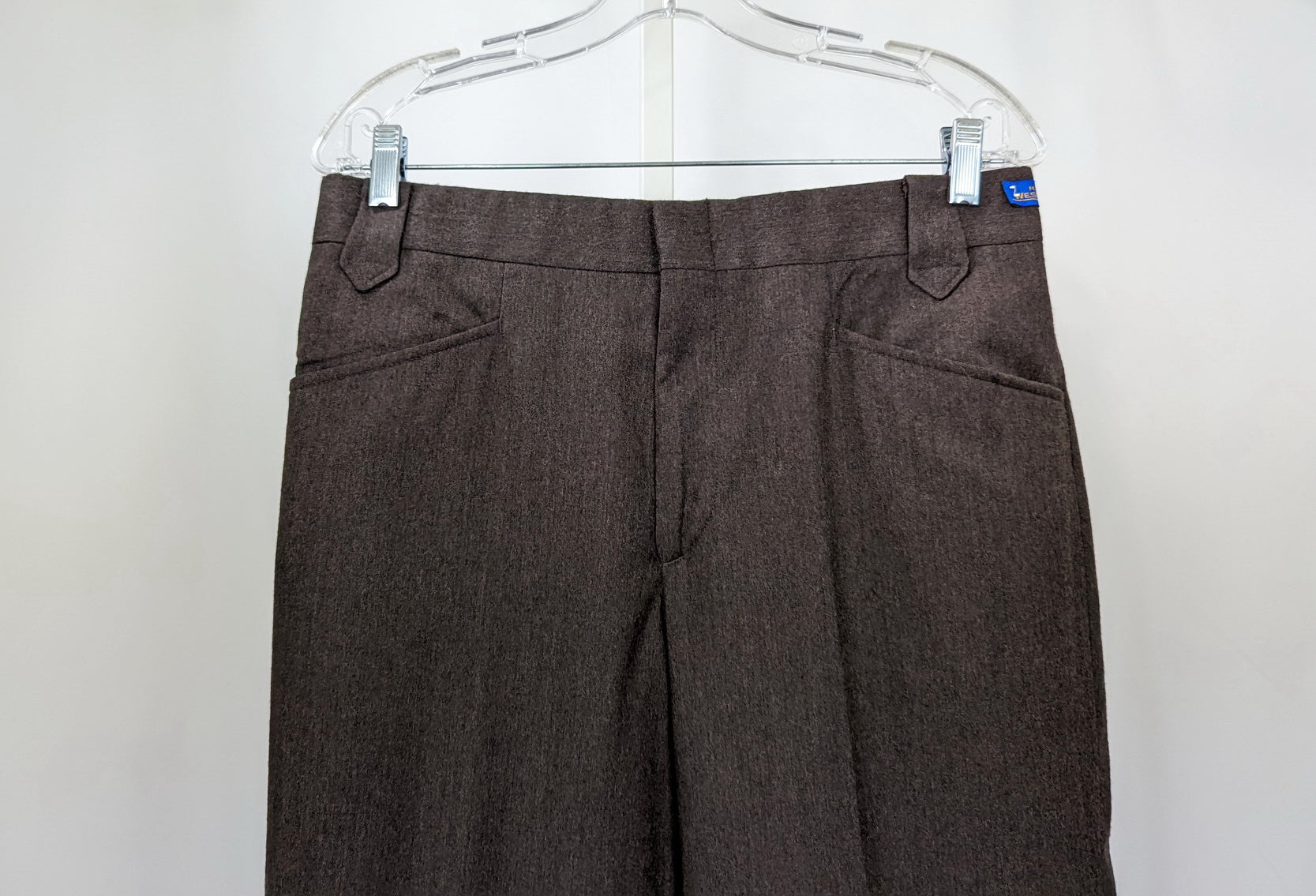 Vintage 90s Brown Wool Straight Leg Pants By Pendleton | Shop THRILLING