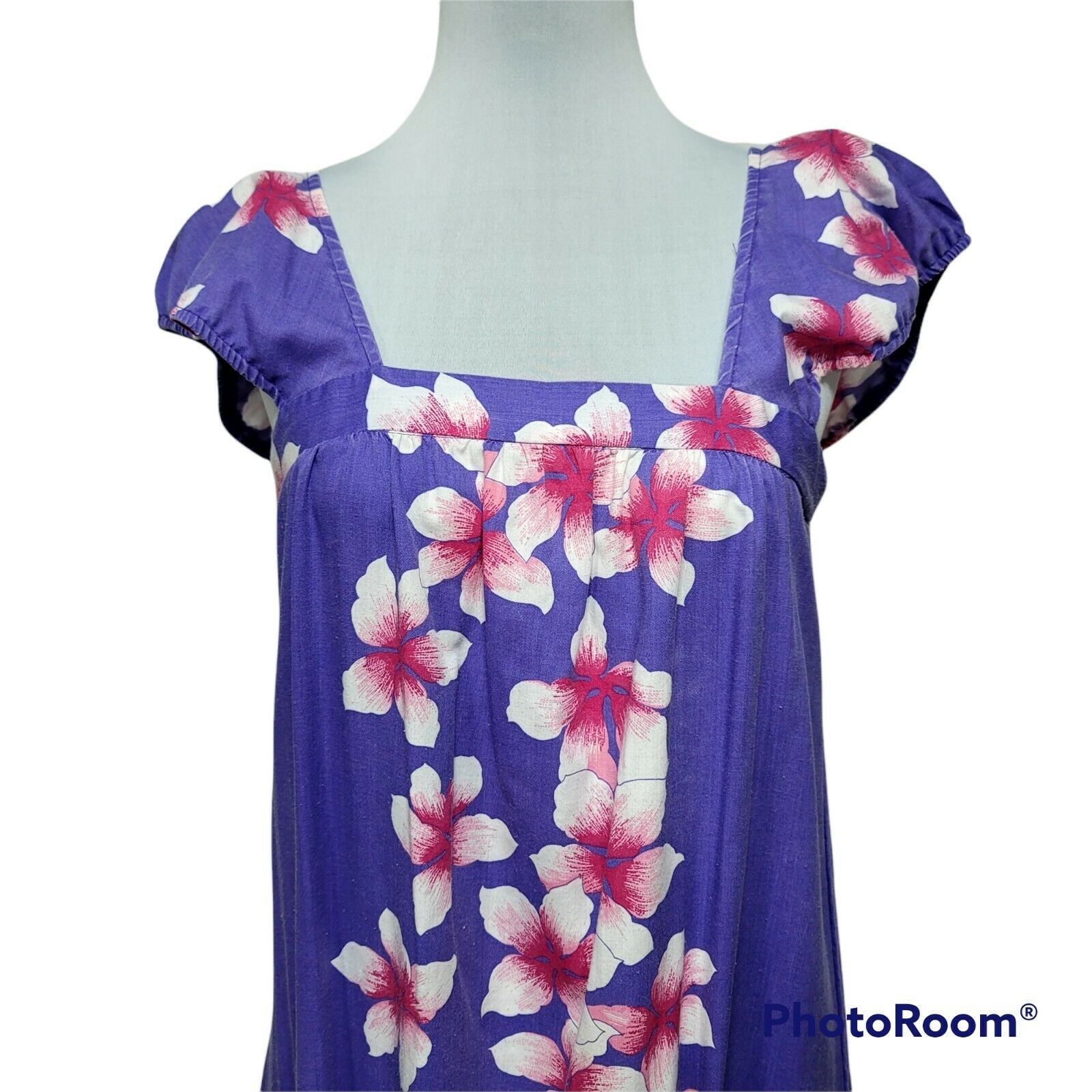 Vintage 70s Purple Tropical Floral Maxi Muumuu by Young Hawaii | Shop ...