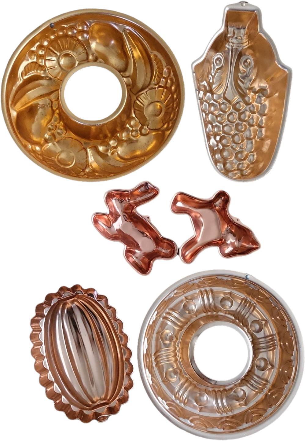 50s/60s Vintage Jello Mold Wall Art Collection Set Of 6 By Jello | Shop ...